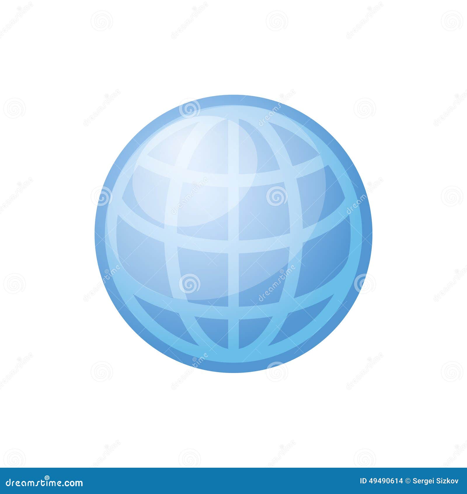 Globe Icon. Vector stock vector. Illustration of earth - 49490614