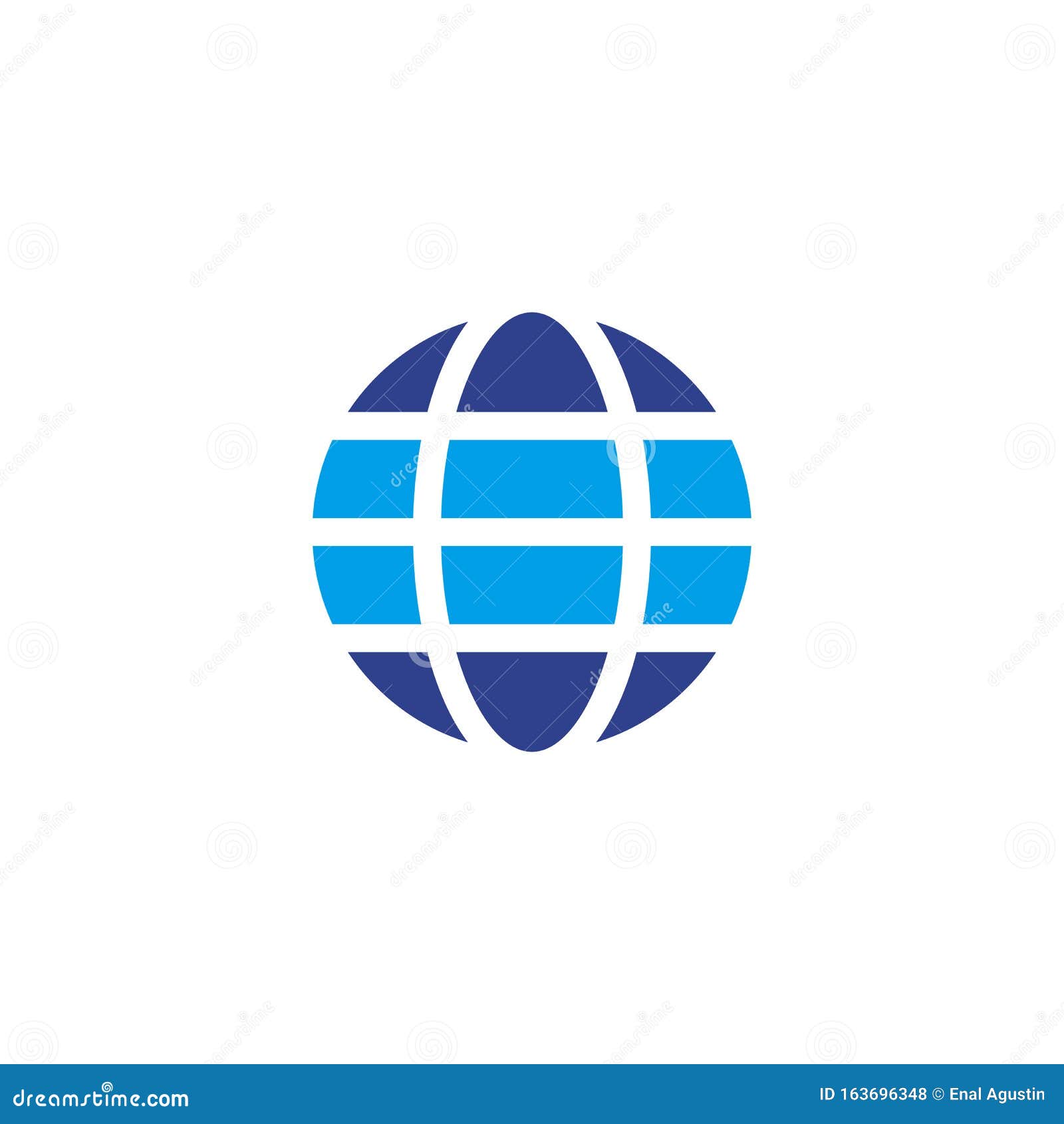 Globe Iicon Logo Design Vector Template Stock Vector - Illustration of ...