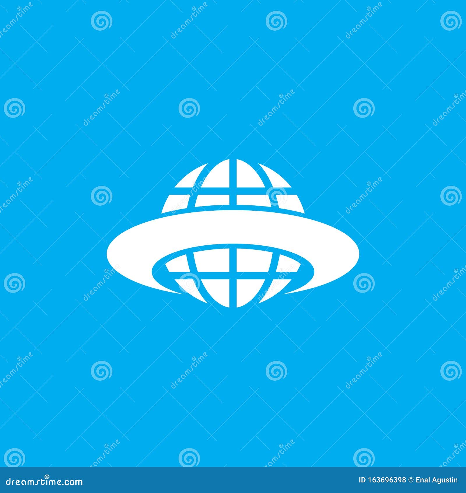 Globe Iicon Logo Design Vector Template Stock Vector - Illustration of ...