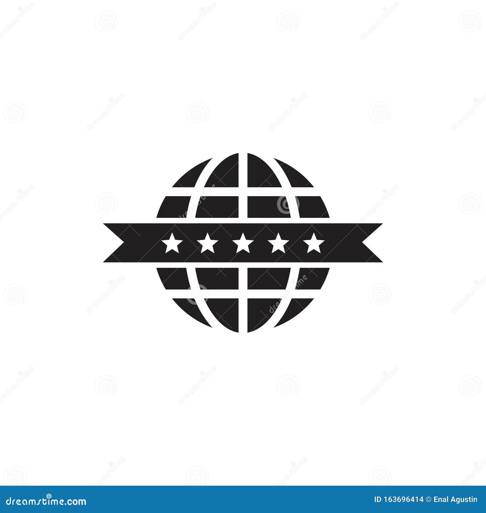 Globe Iicon Logo Design Vector Template Stock Vector - Illustration of ...