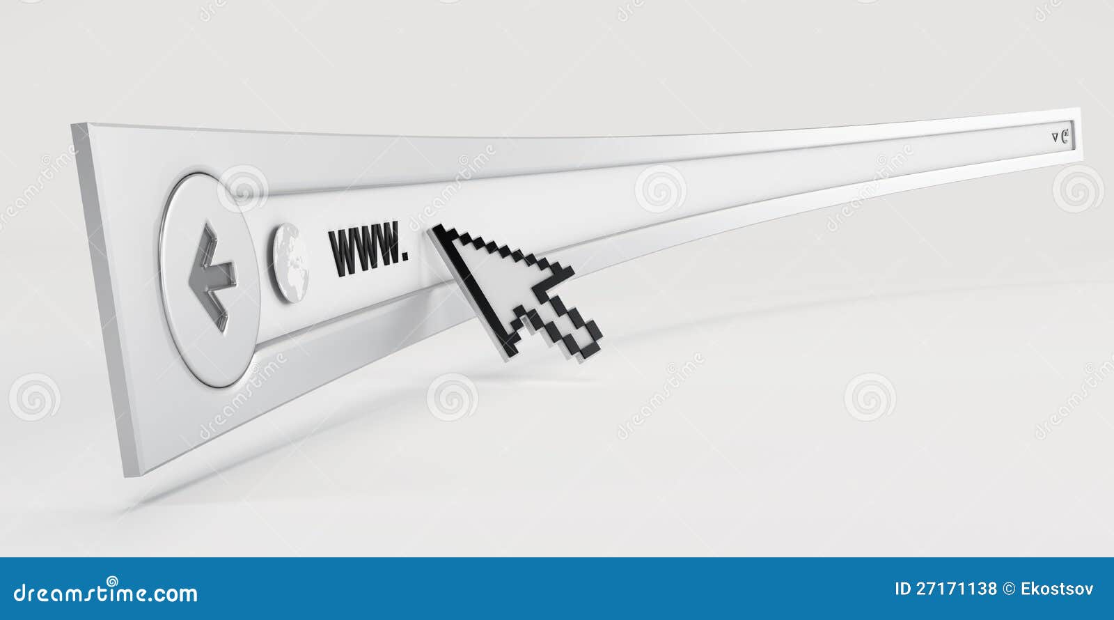 Cursor Icon. Modern Design Flat Style Icon With Linear Design. From ...