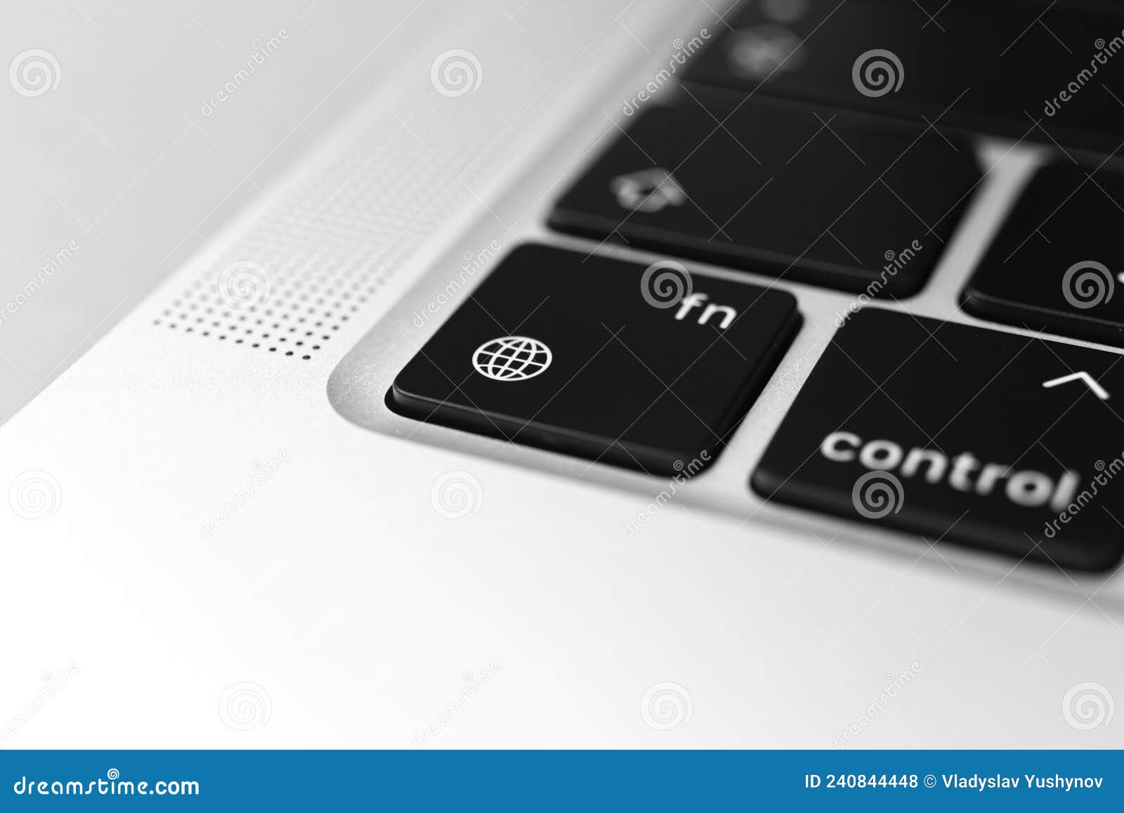 The Globe Key and Button on Keyboard. the Globe and Language Settings ...