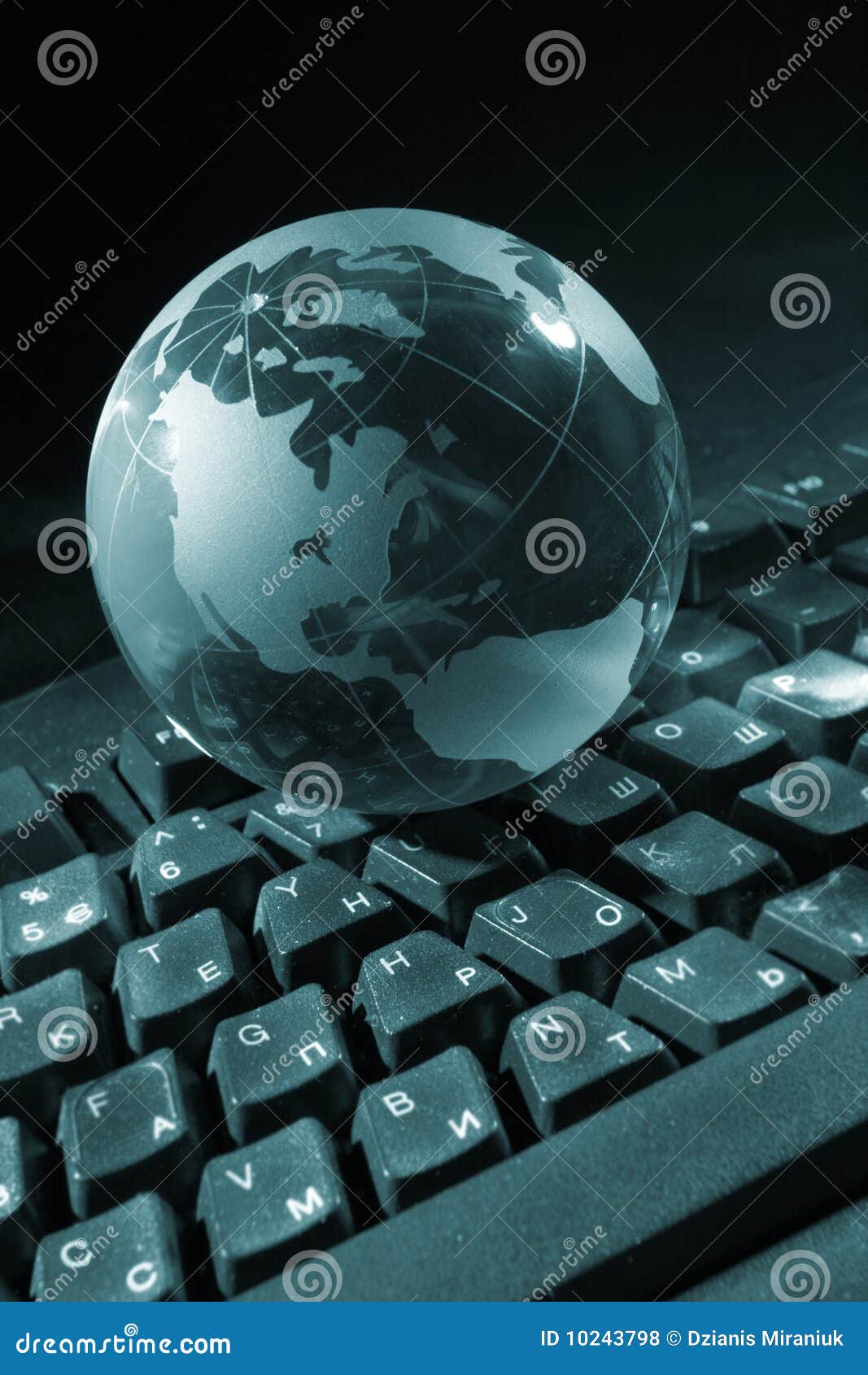 Globe and keyboard stock photo. Image of atlas, study - 10243798