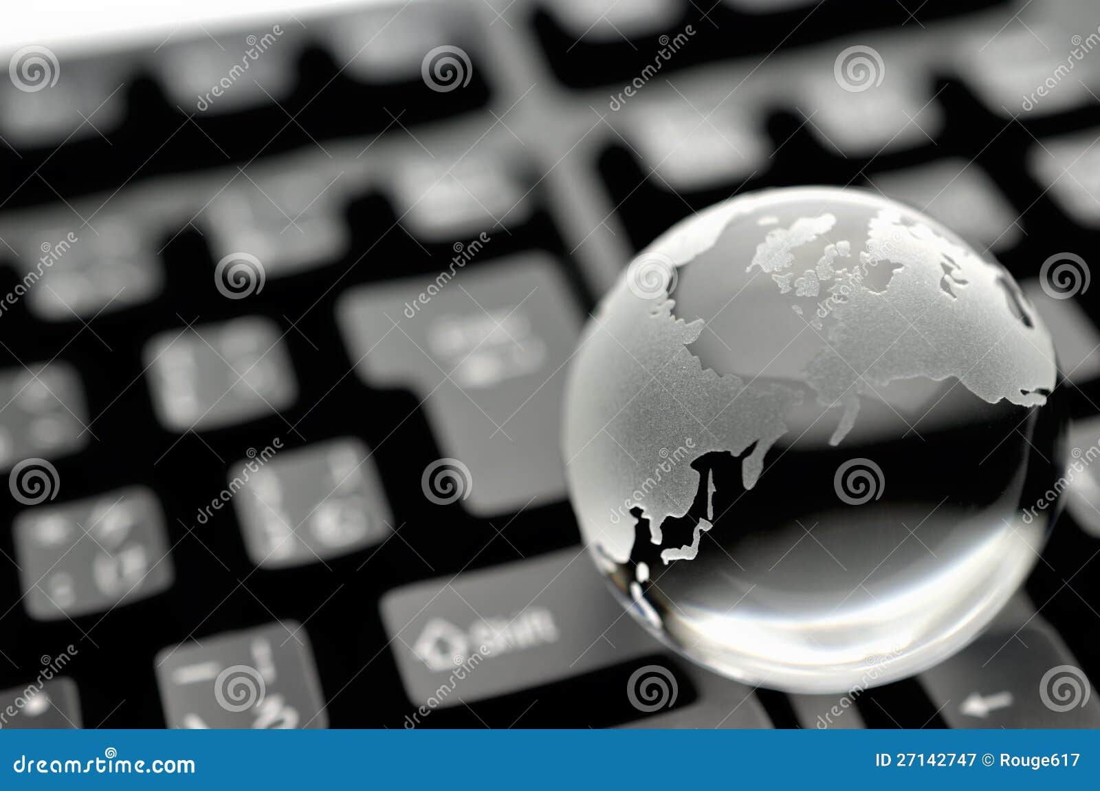 Globe and Keyboard stock image. Image of black, blue - 27142747