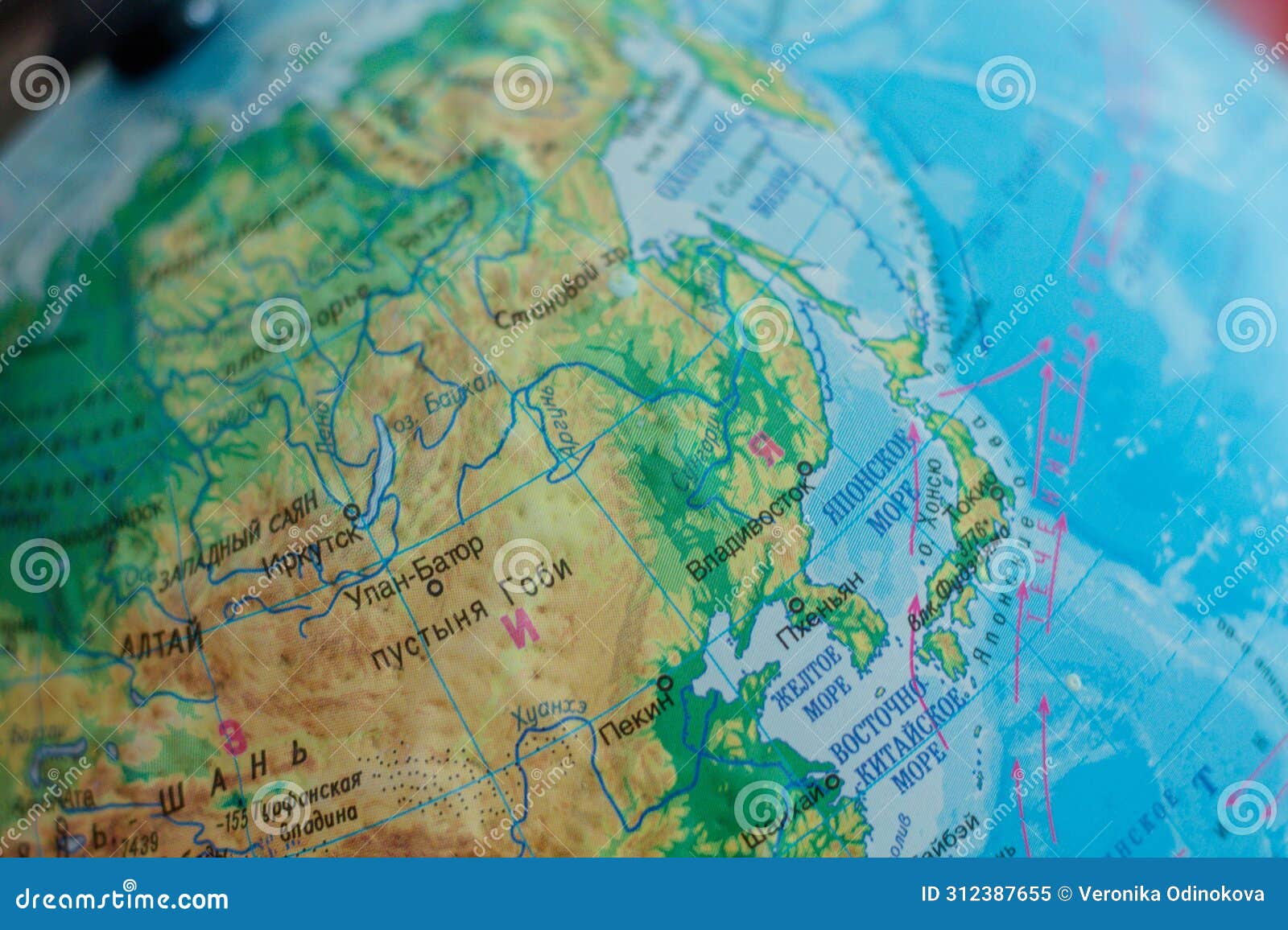 Globe with a large stick stock image. Image of education - 312387655