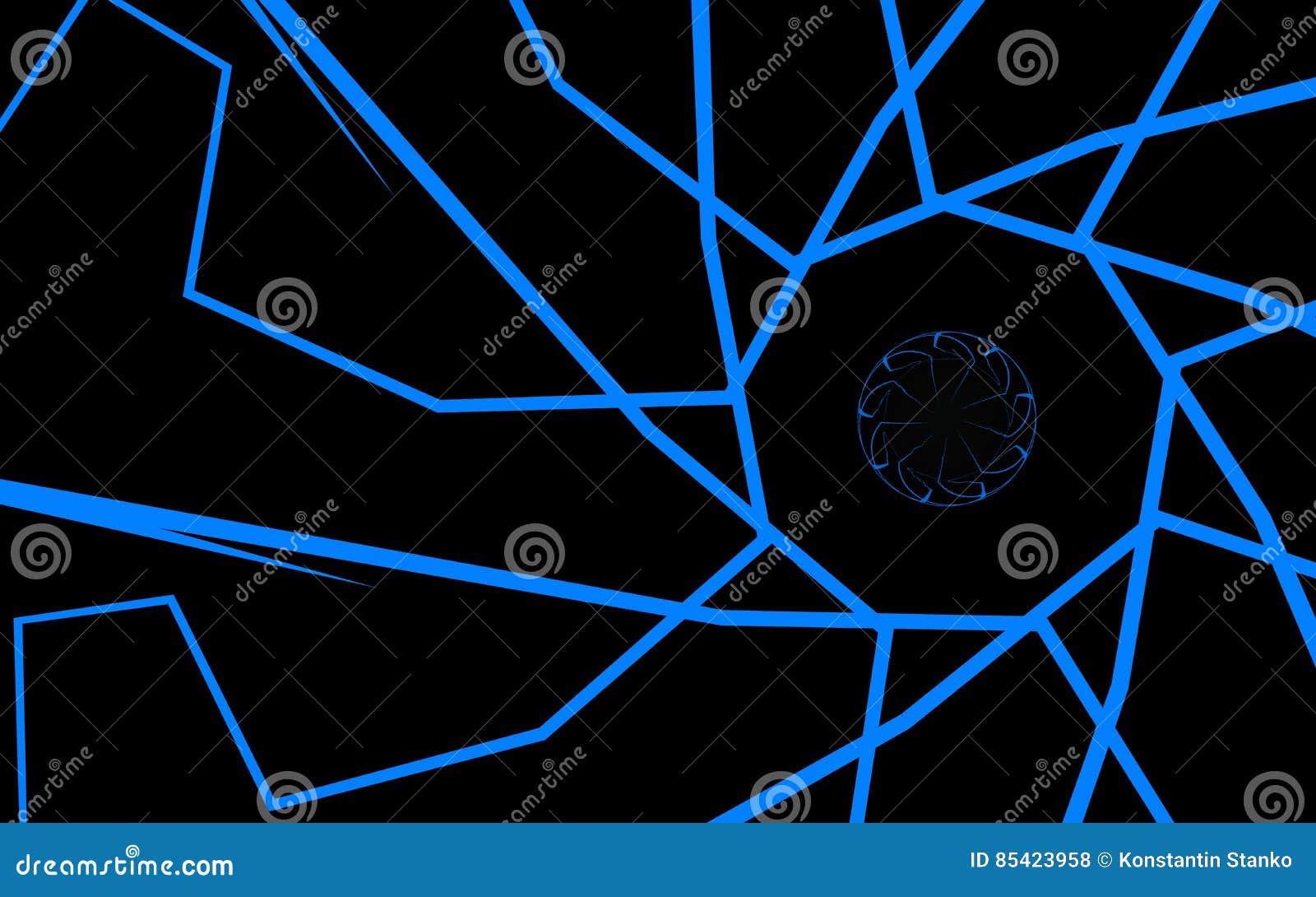 Globe with lines stock illustration. Illustration of future - 85423958