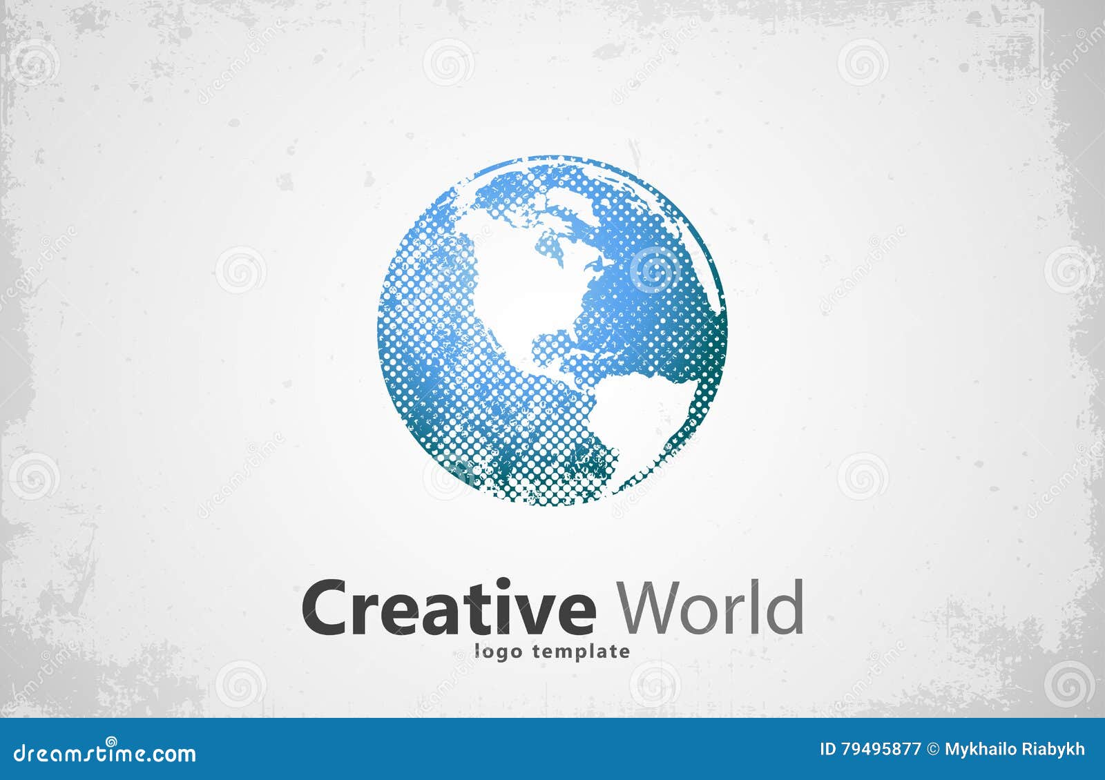 Globe Logo. Creative World Design. . Planet Stock Vector - Illustration ...