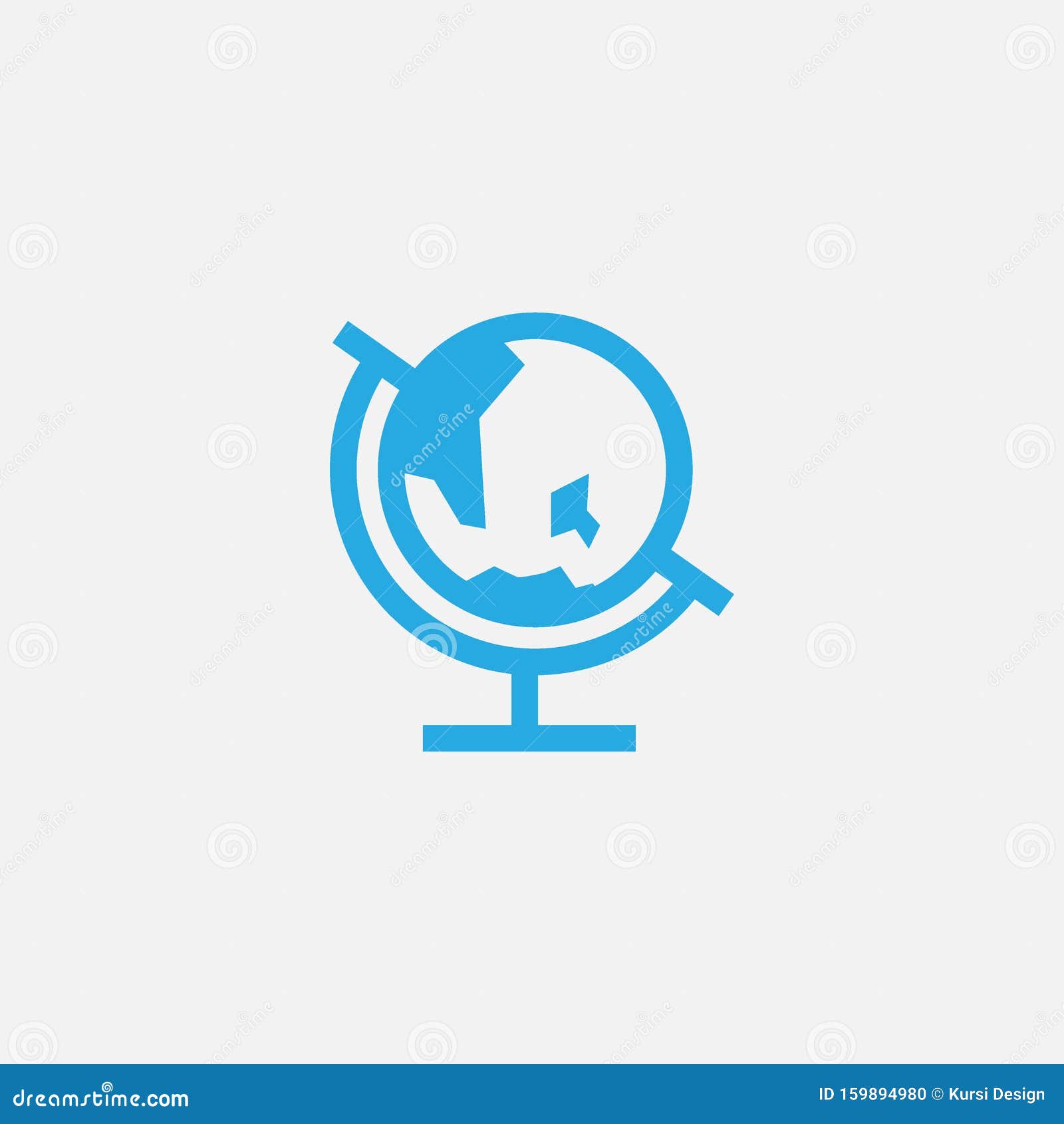 Globe logo icon stock illustration. Illustration of connection - 159894980