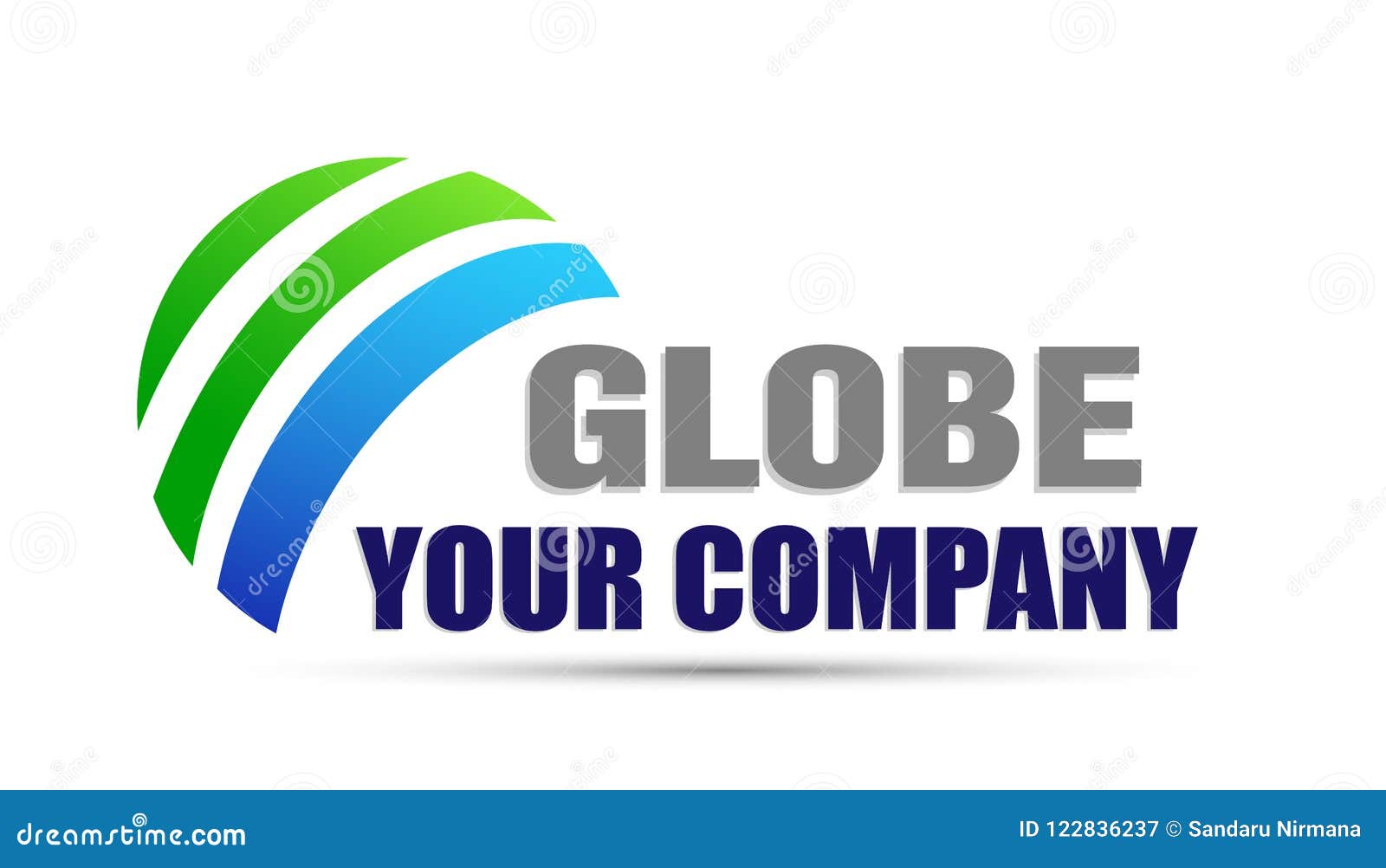 Globe Logo Icon on White Background Stock Vector - Illustration of ...