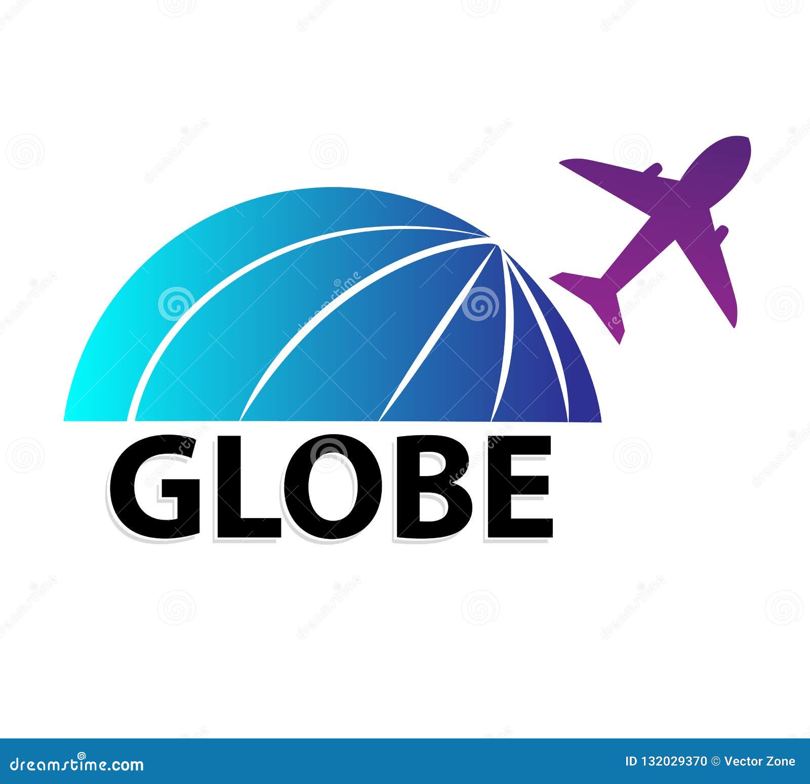 Globe Logo Icon On White Background Stock Vector - Illustration of icon ...