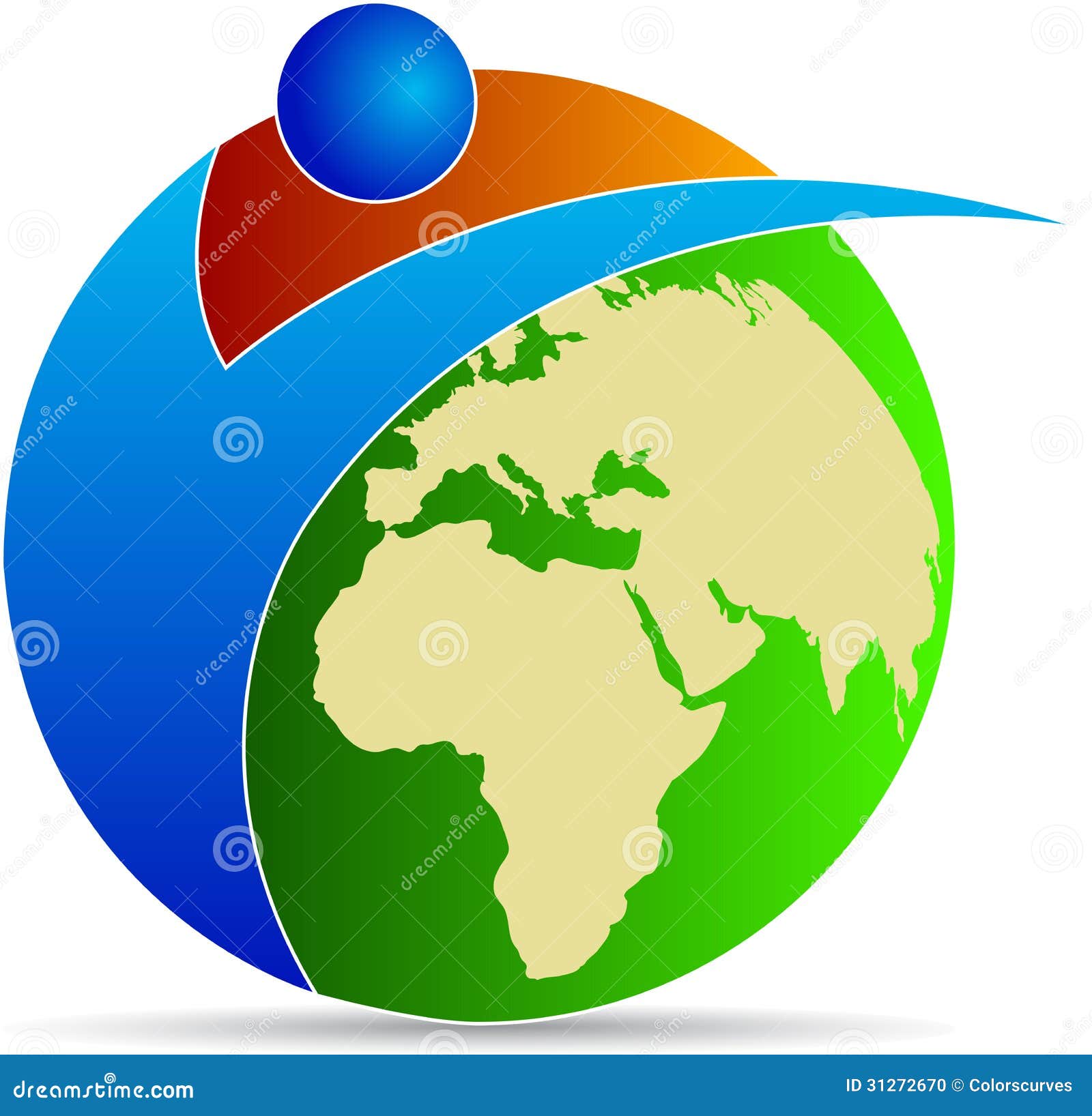 Globe logo stock vector. Illustration of drawing, commercial - 31272670