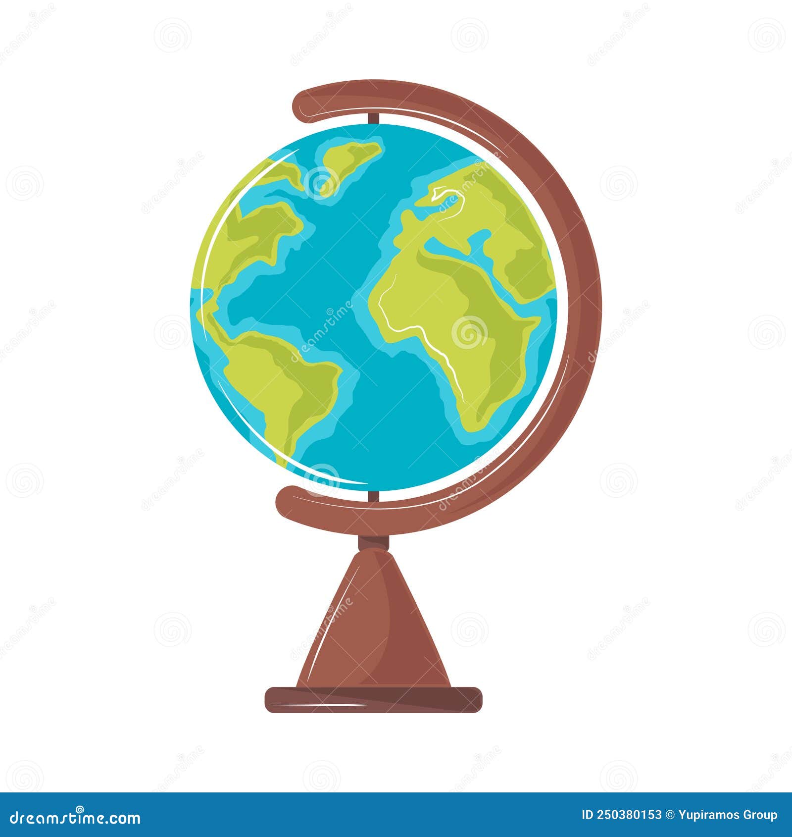 Globe map icon stock vector. Illustration of isolation - 250380153