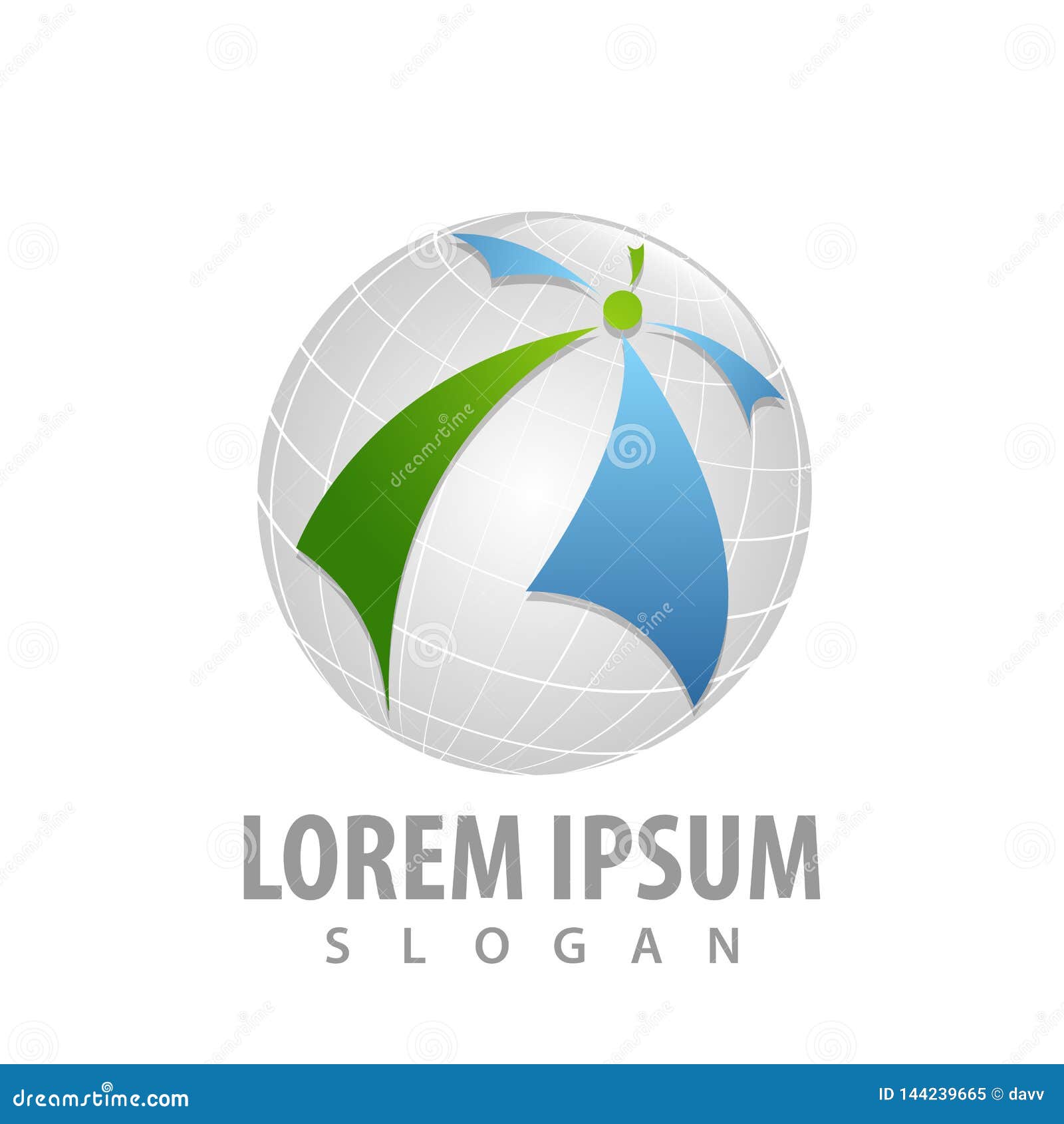 Globe Media Global Concept Design. Symbol Graphic Template Element ...
