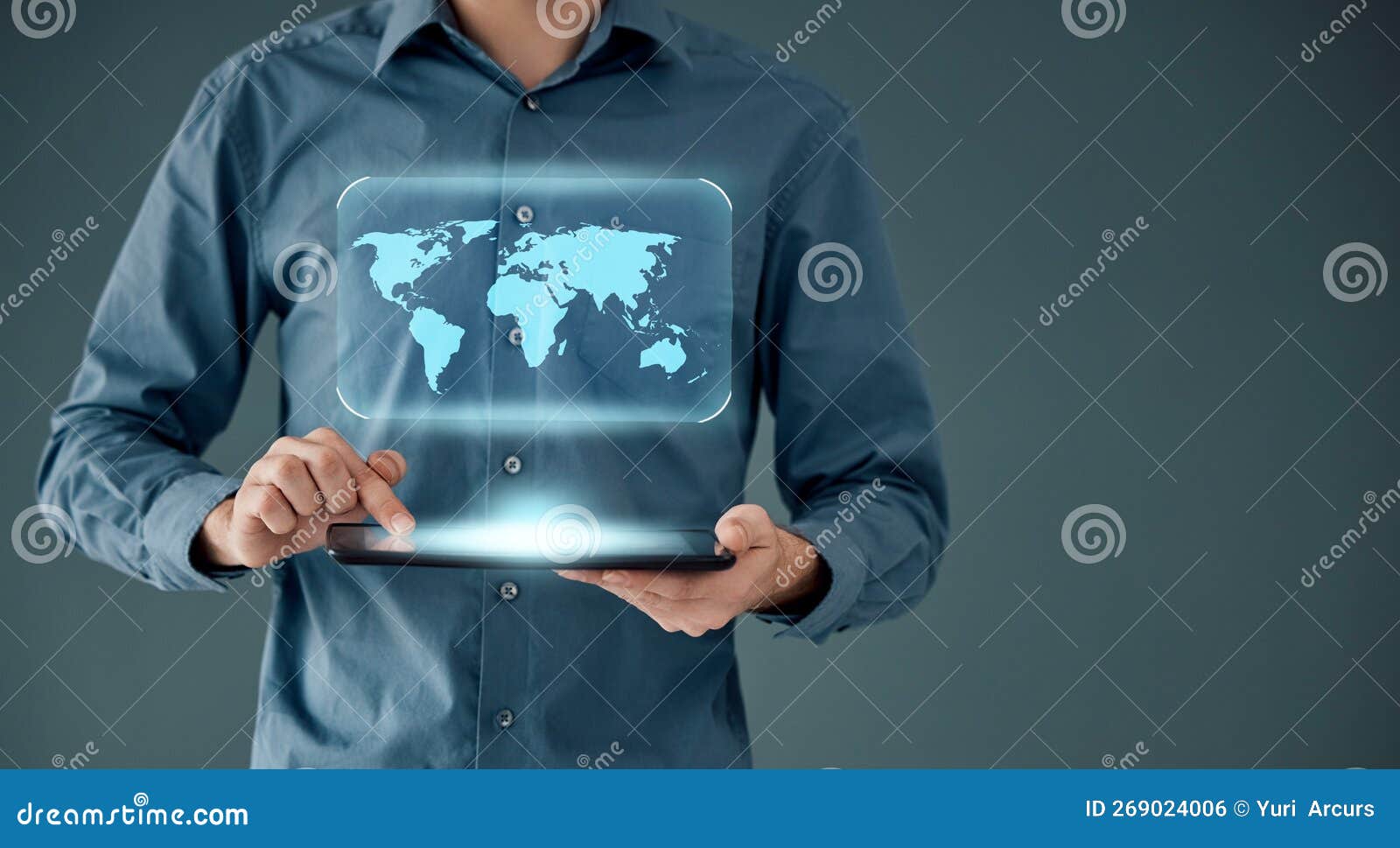 Globe, Networking and Tablet with Hands of Businessman for Augmented ...
