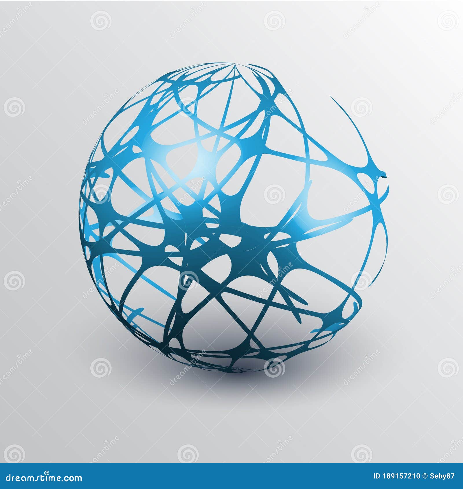 Globe With Orbits. Vector Map Illustration | CartoonDealer.com #28655876