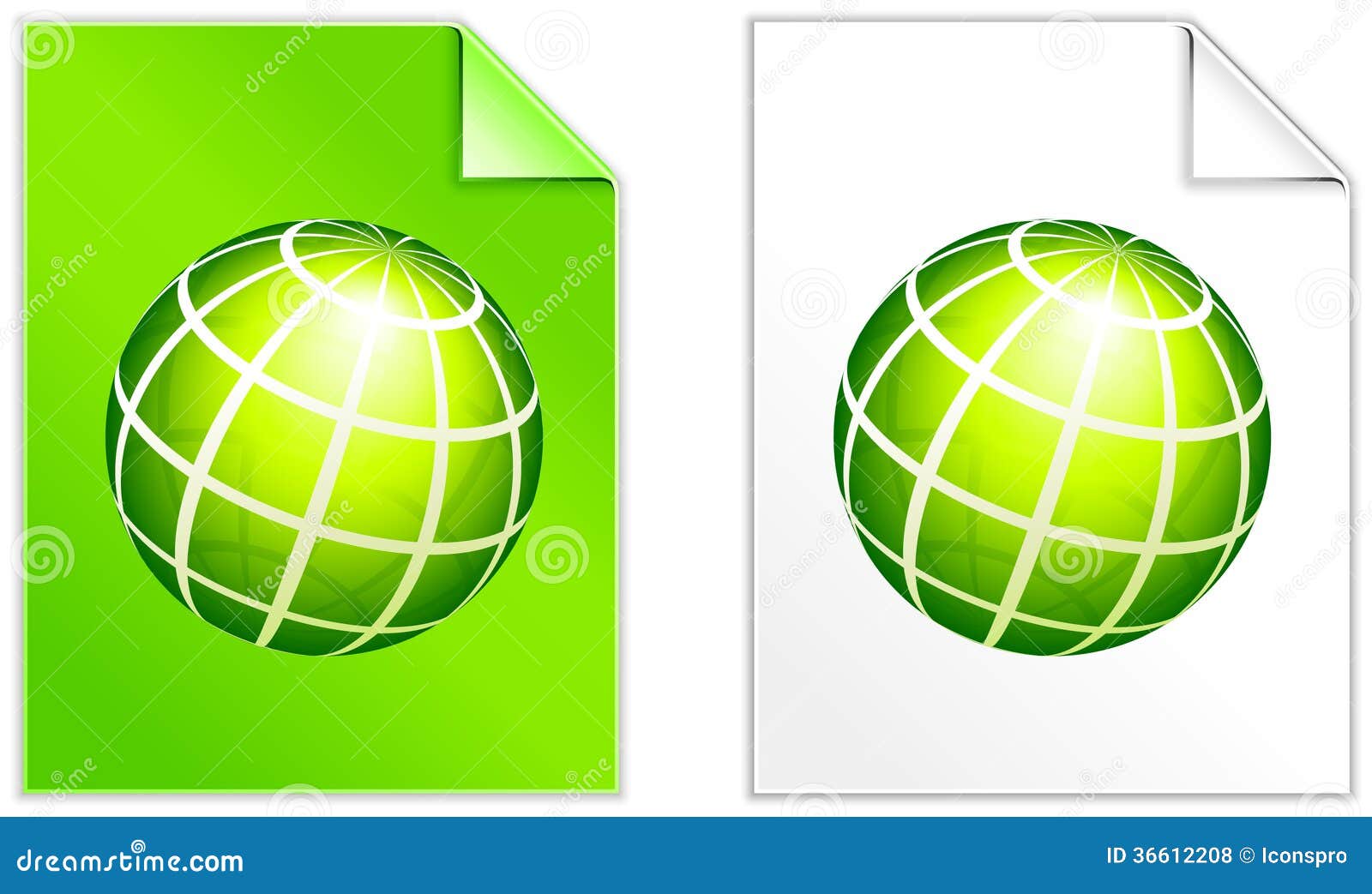 Globe on Paper Set stock illustration. Illustration of folded - 36612208