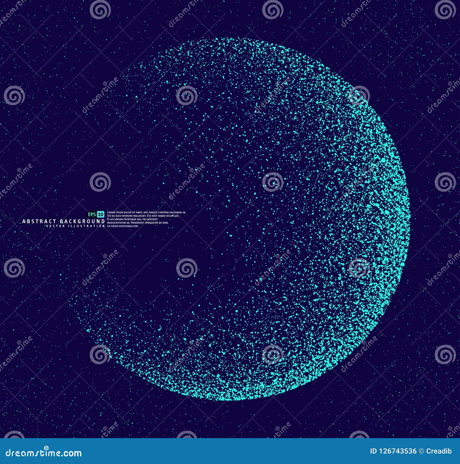 3D Dotted Globe Abstract Background Stock Vector - Illustration of ...