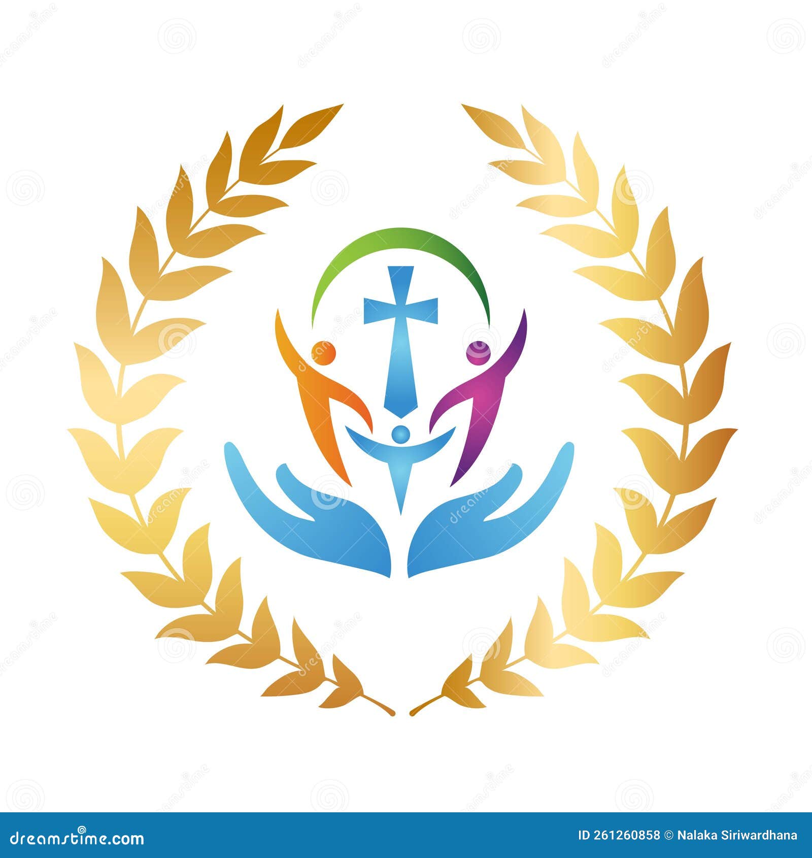 Globe People Logo Icon on White Background. Stock Illustration ...