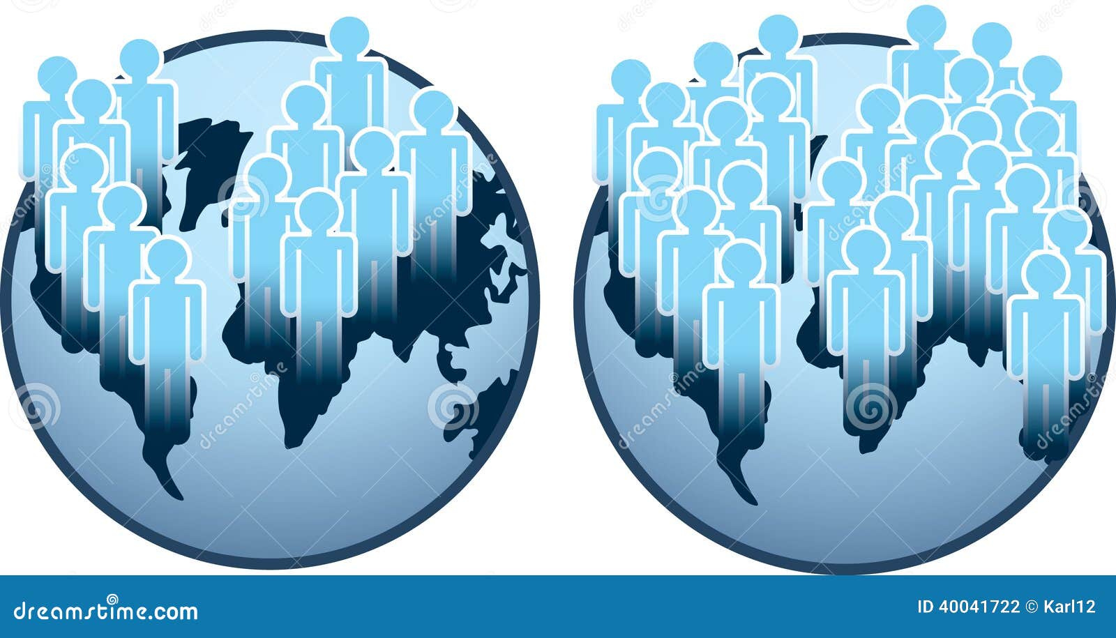 Globe and people stock vector. Illustration of symbol - 40041722