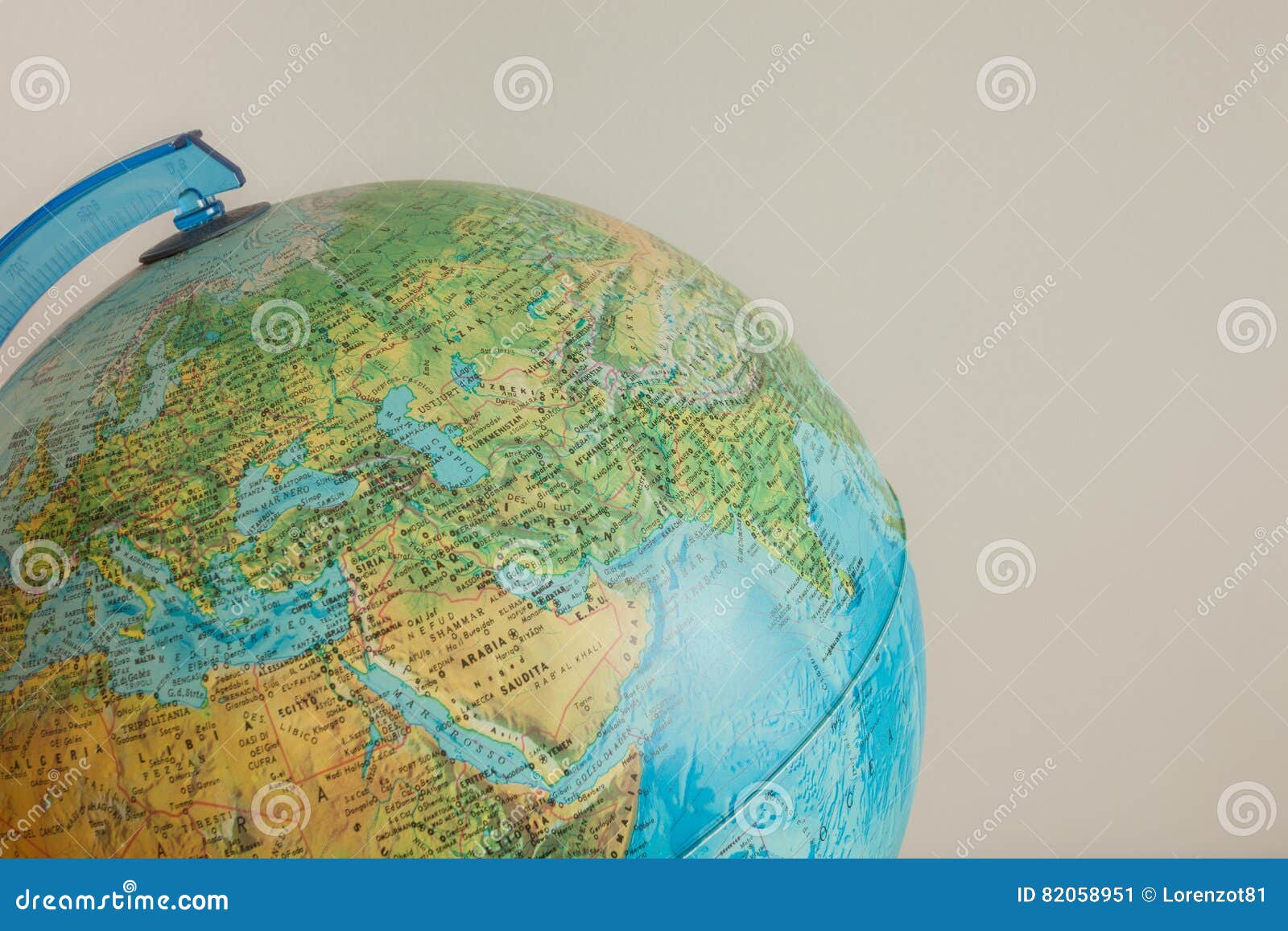 Globe with Physical Map on it Stock Image - Image of globe, world: 82058951