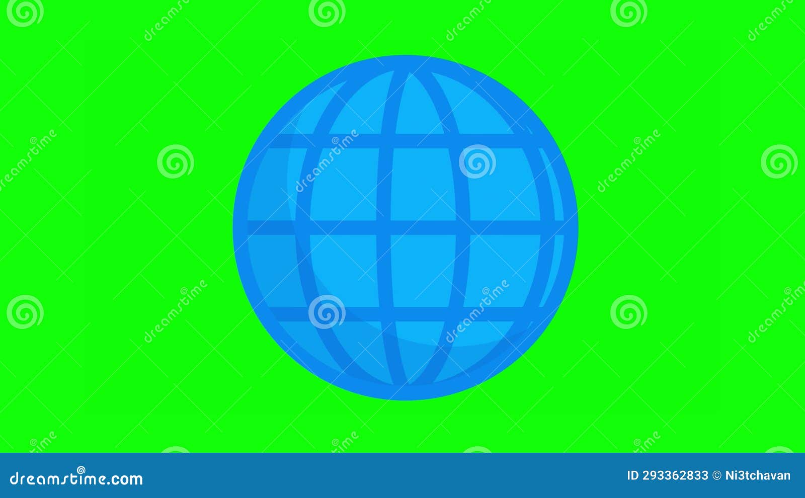 Globe Planet Earth Animation. 4K Stock Video - Video of concept, icon ...