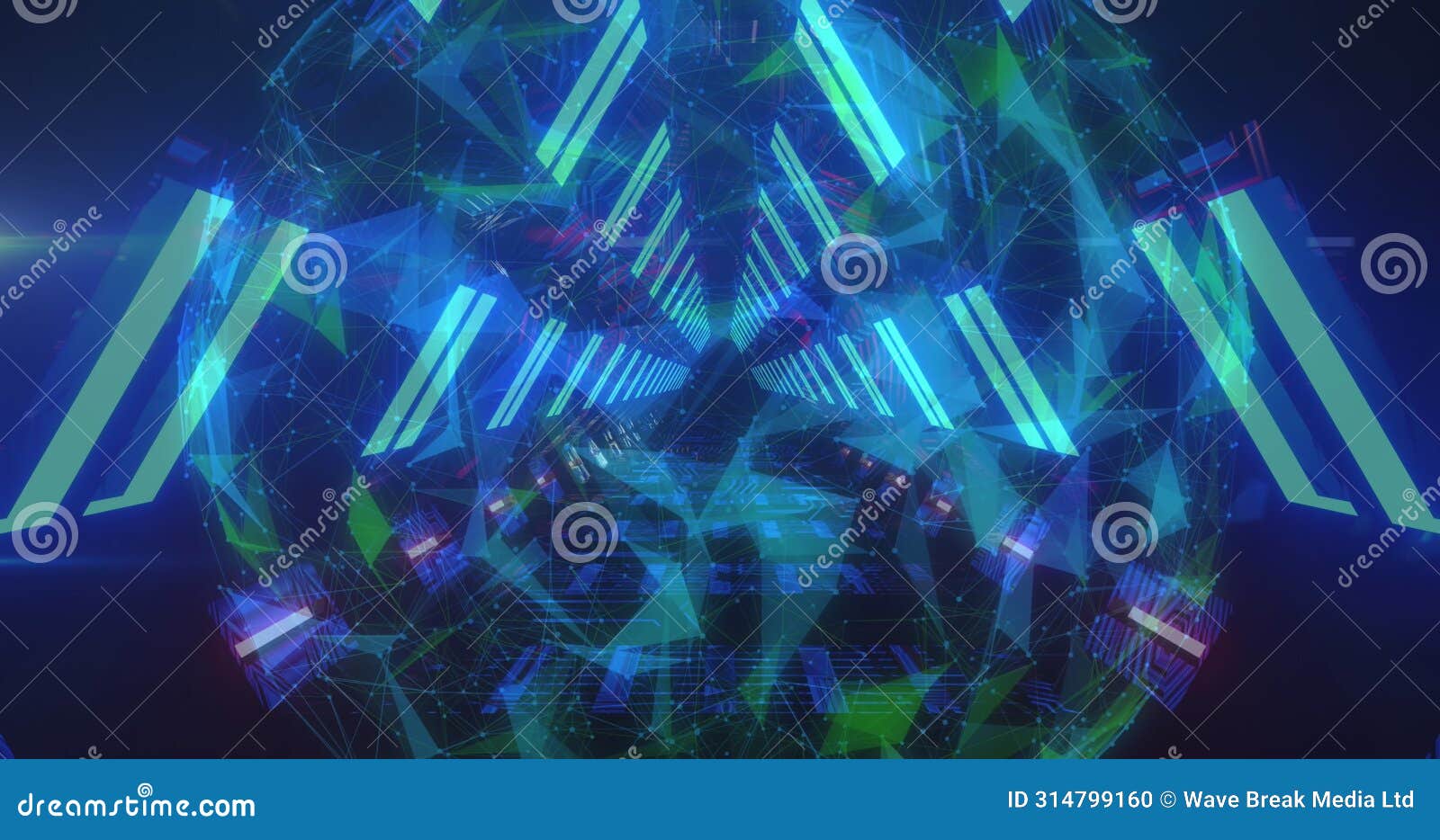 Plexus Network Concept For Digital Communication And Technology Stock ...