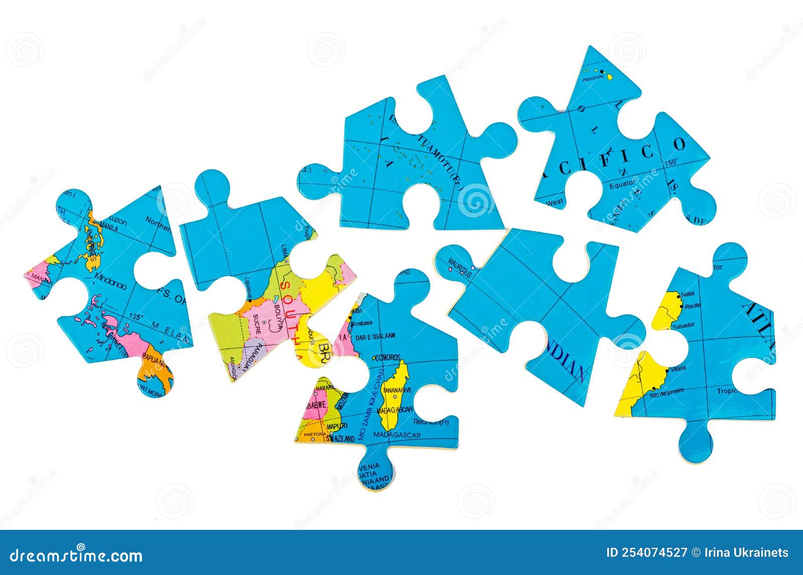 Globe Puzzles. Concept of Globalization. Earth Puzzle on White ... Globe Puzzles. Concept of Globalization. Earth Puzzle on White ...
