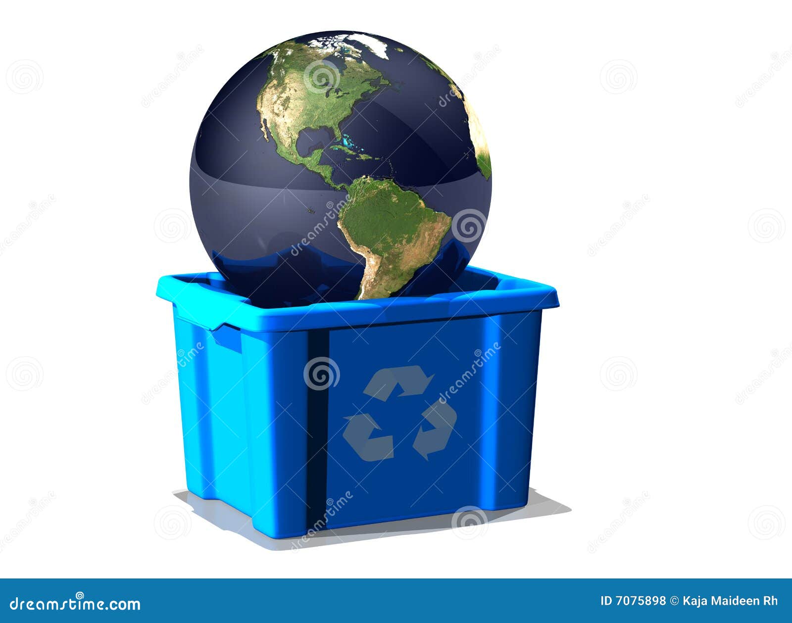 Globe in recycle stock illustration. Illustration of environmental ...