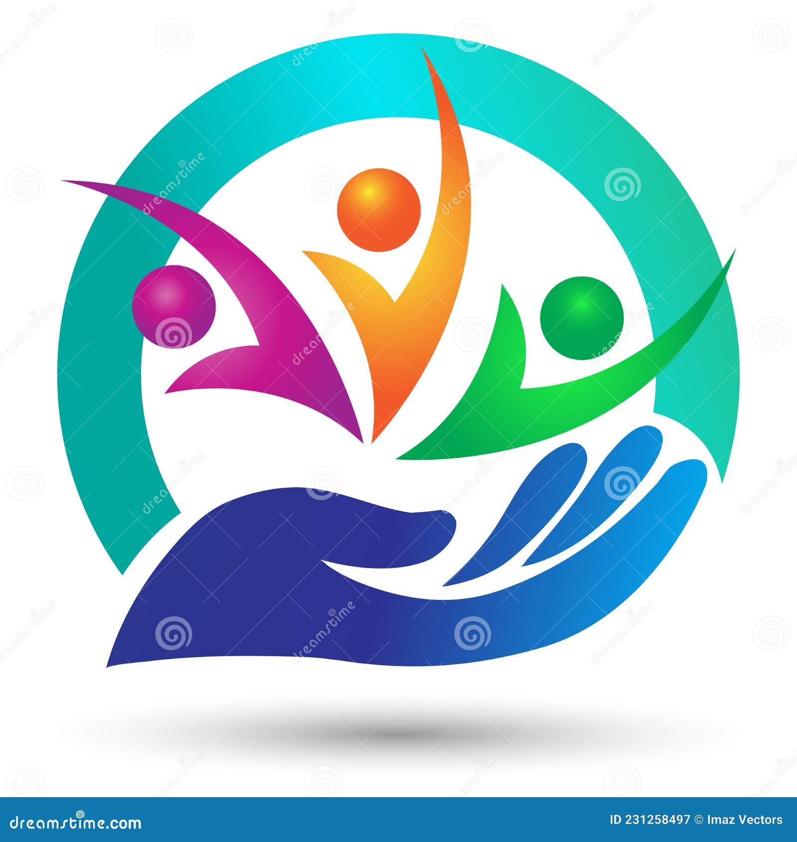 Unity Of Family Three Sculpture, Family Concept, Idea Of Unity ...