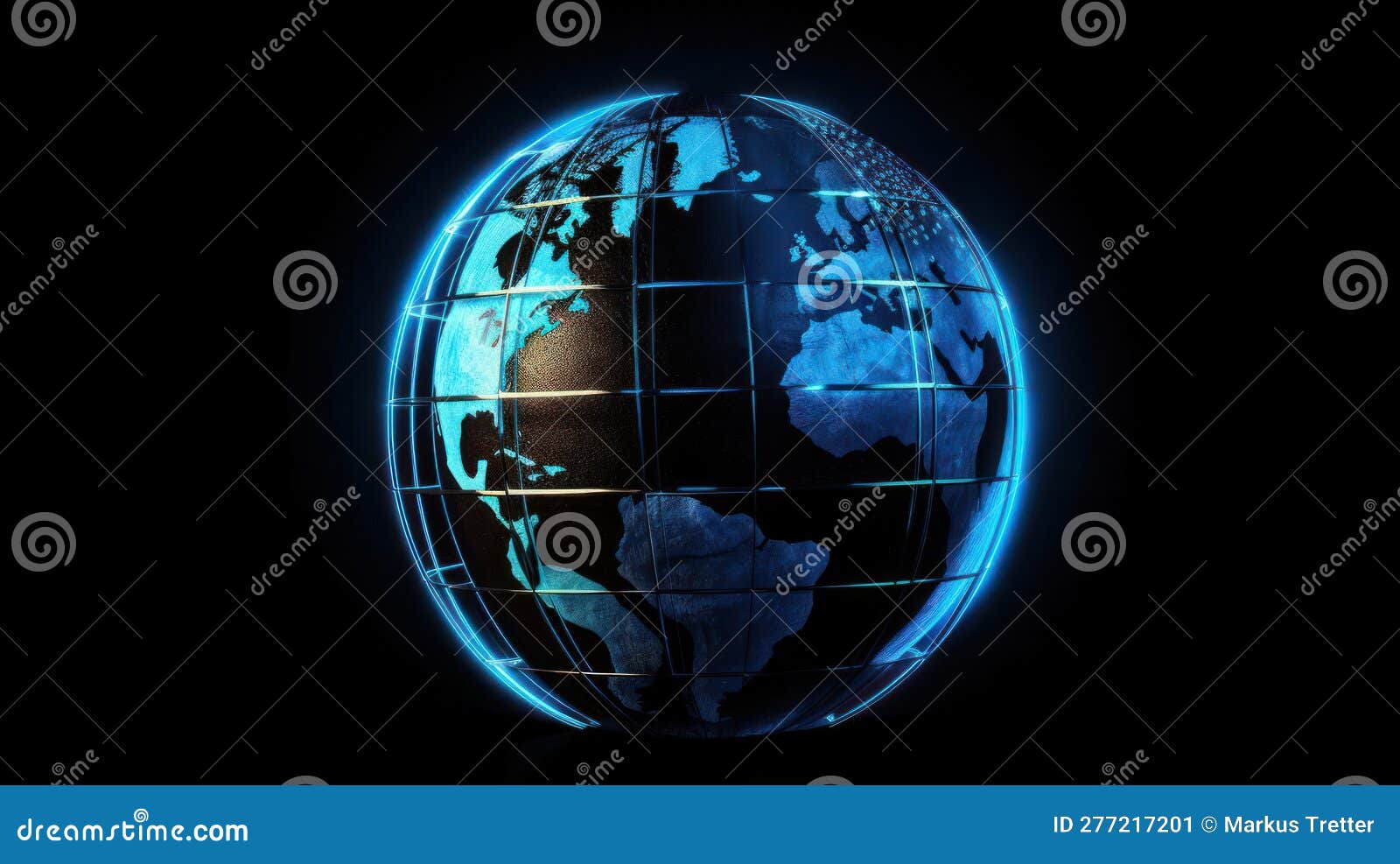 A Globe with a Shield Exemplifies Secure Global Connectivity Created ...