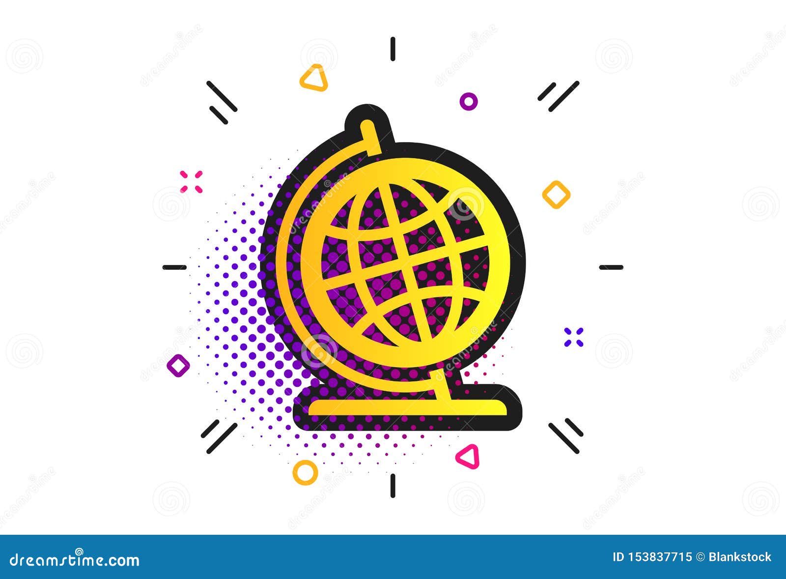 Globe Sign Icon. Geography Symbol. Vector Stock Vector - Illustration ...