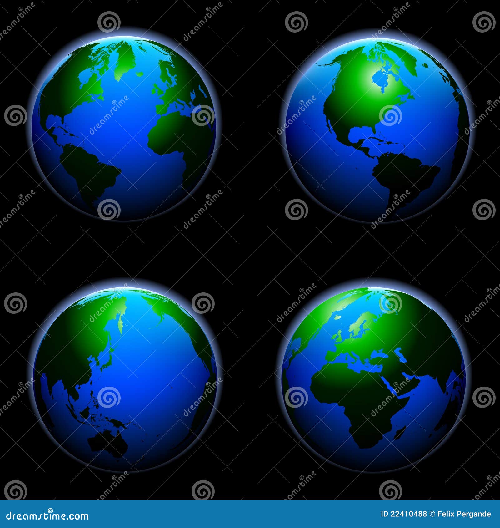 Globe_spheres stock vector. Illustration of earth, land - 22410488