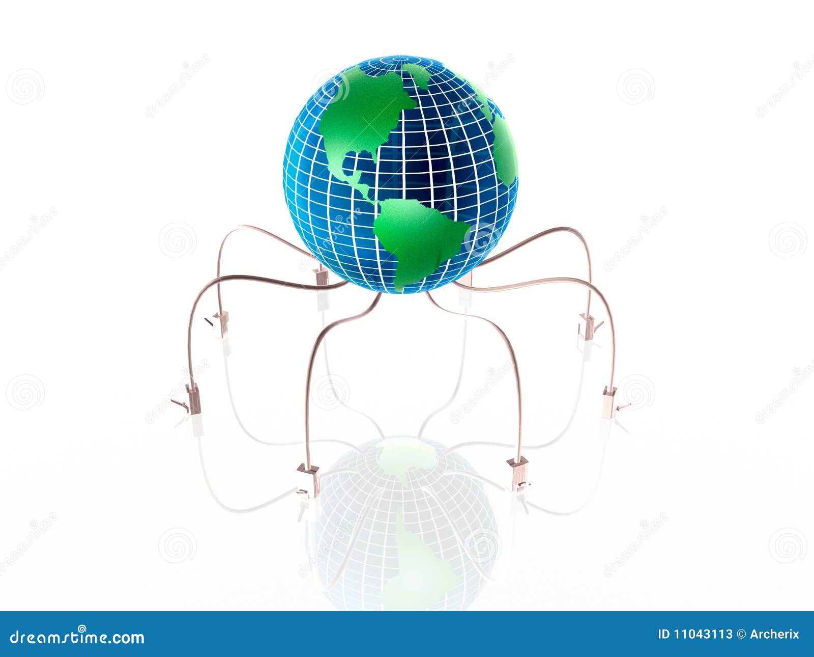 Globe spider stock illustration. Illustration of planet - 11043113