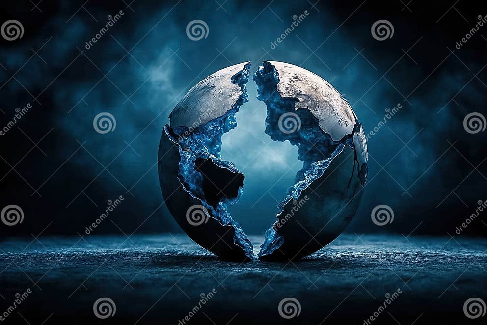 A Globe Split in Two Starkly Illustrates Isolation and Environmental ...