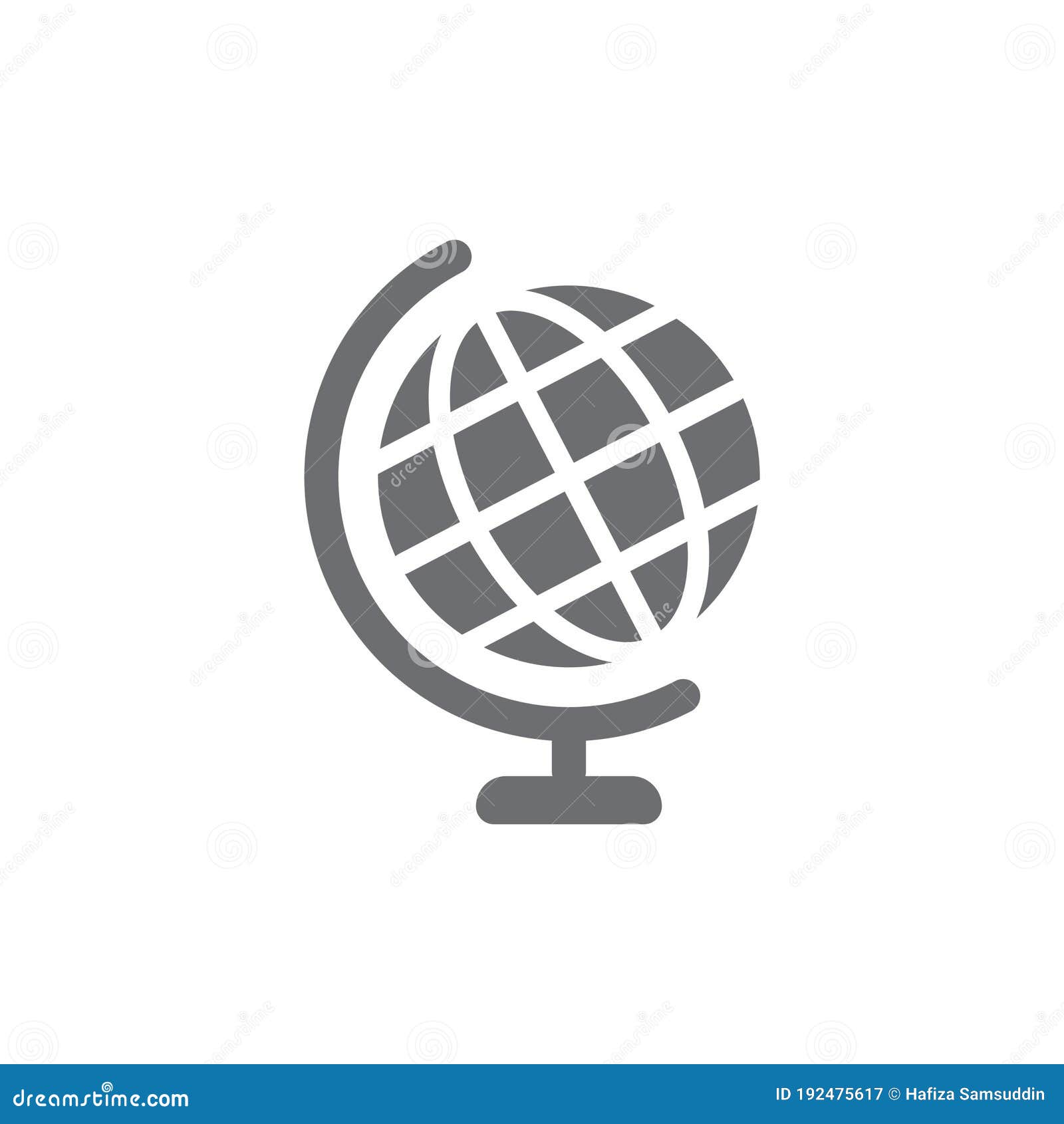 Globe Stand Icon. Vector Illustration Decorative Design Stock Vector ...
