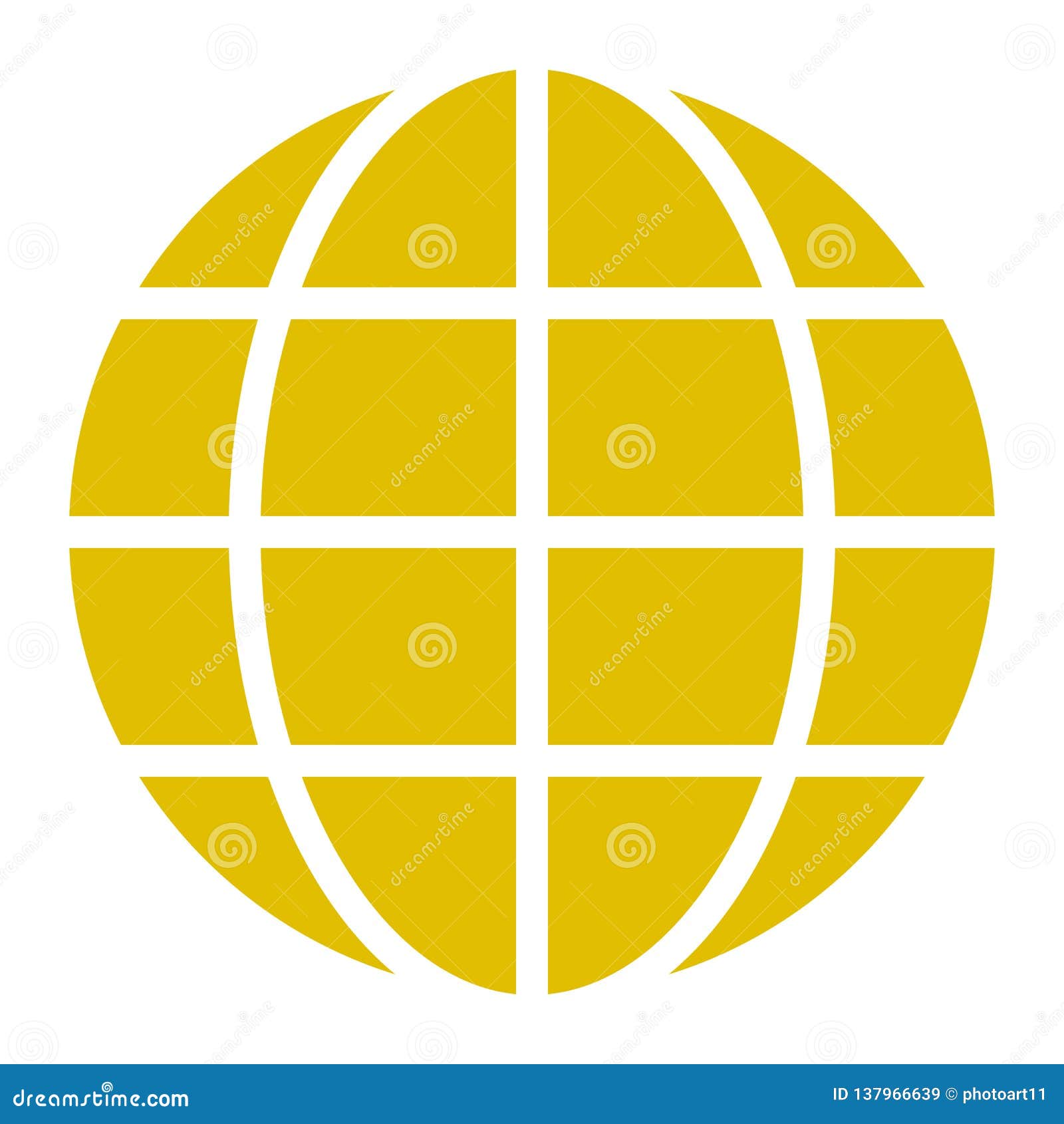 Globe Symbol Icon - Red Simple, Isolated - Vector Stock Vector ...
