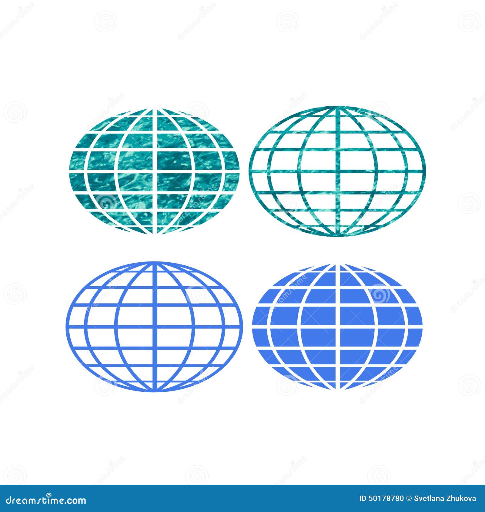 Globe symbols stock vector. Illustration of coordinates - 50178780