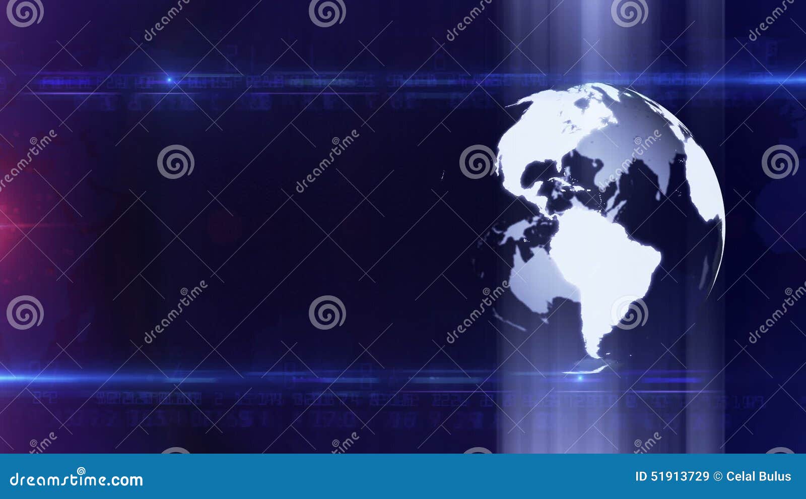 Globe Technology Background LOOP Stock Video - Video of composite ...