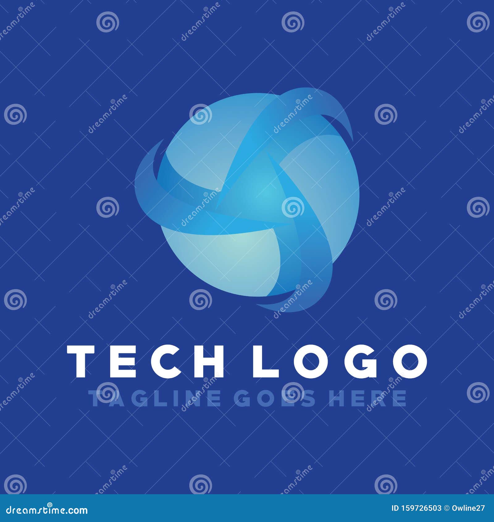 Globe Technology Logo Design Inspiration Stock Vector - Illustration of ...