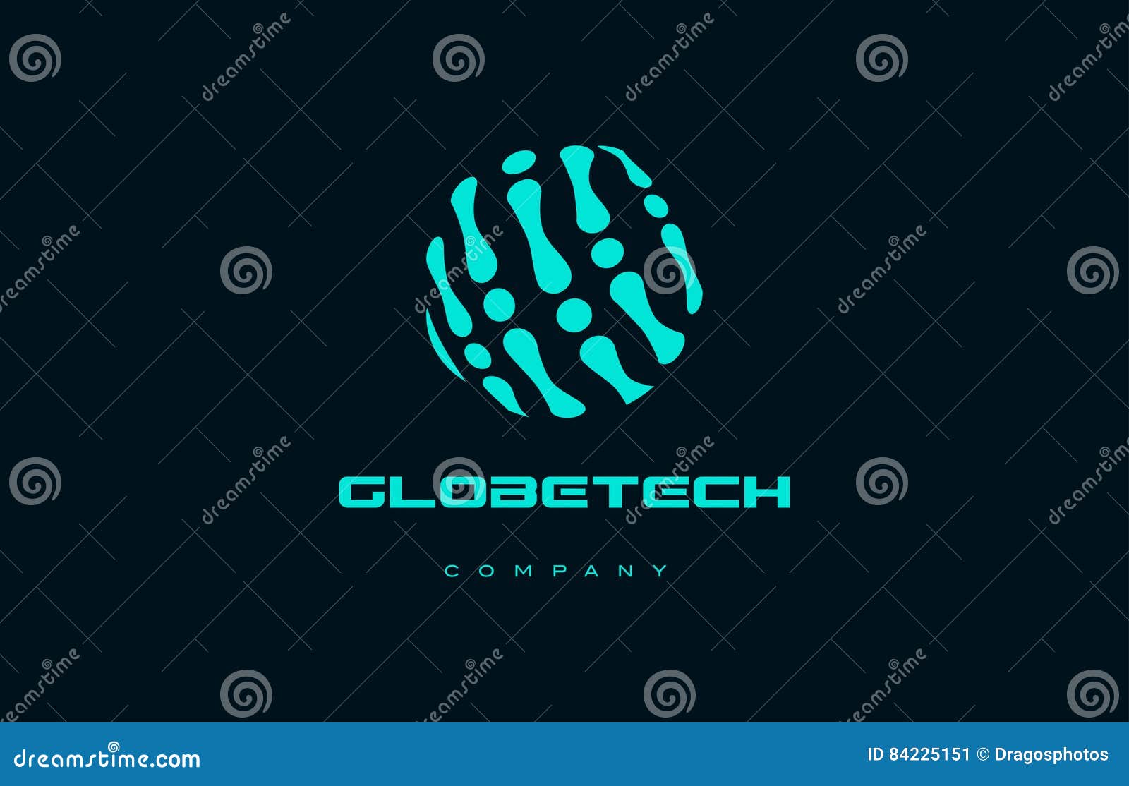 Globe Technology Sphere Corporate Logo Icon Design Stock Vector ...