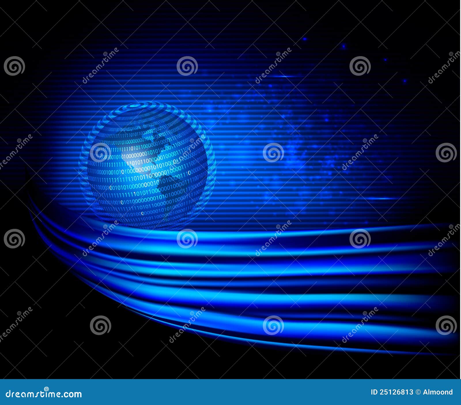 Globe Trapped in a Sphere Made of Binary Code Stock Vector ... Globe Trapped in a Sphere Made of Binary Code Stock Vector ...