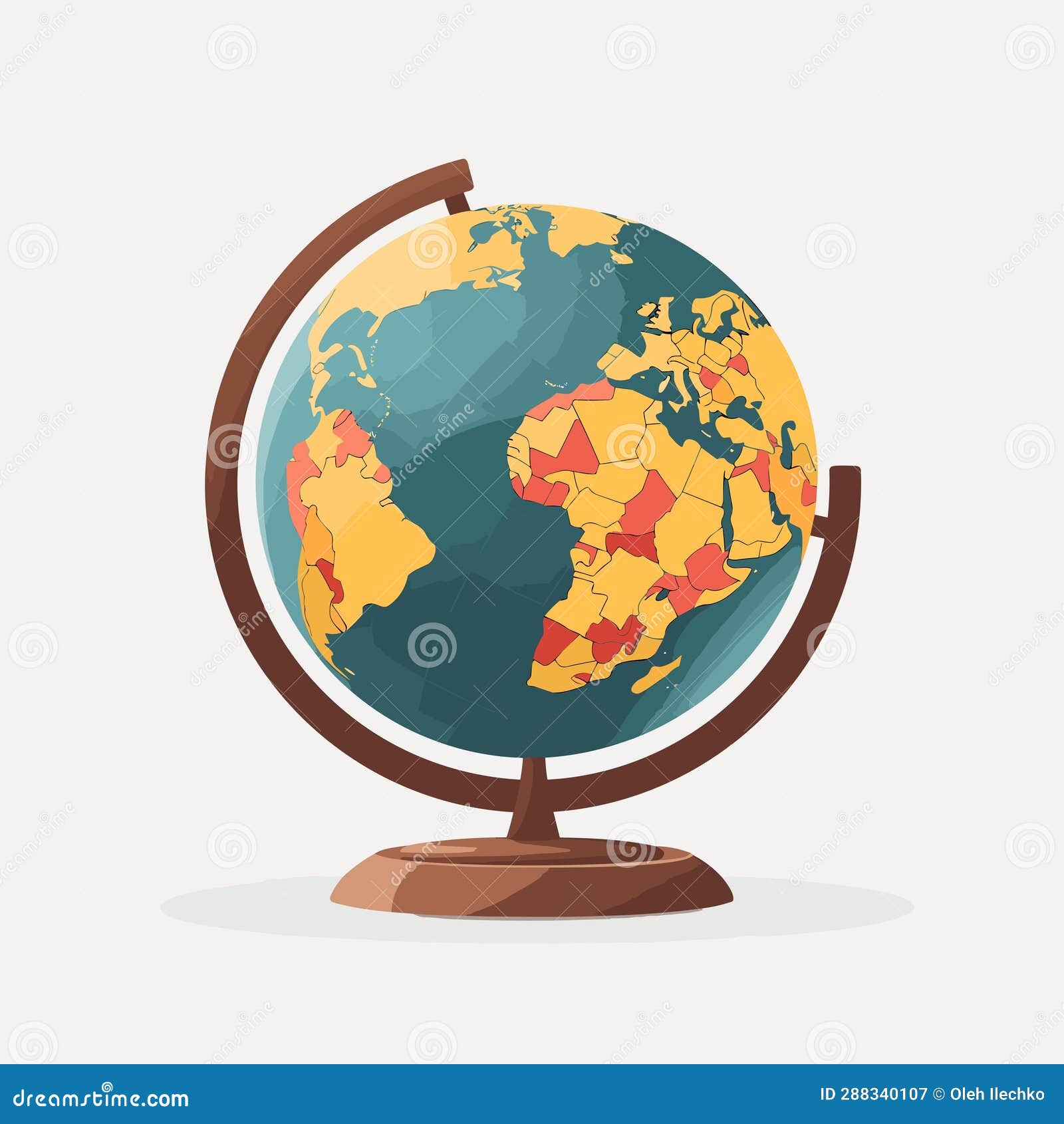 Globe Vector Flat Minimalistic Asset Isolated Illustration Stock Vector ...