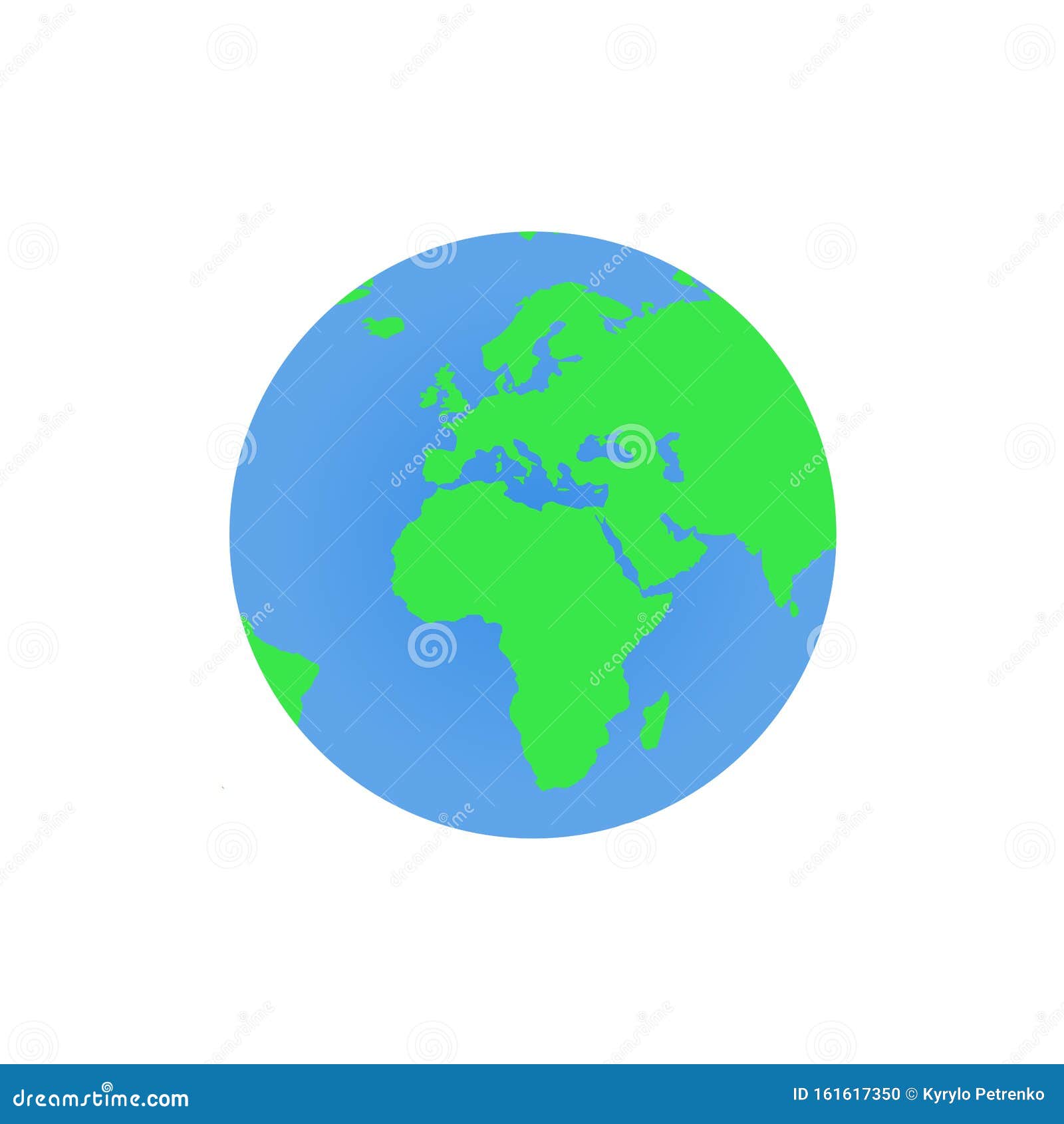 Globe Vector Icon. Planet Illustration. Europe Countries Stock Vector ...