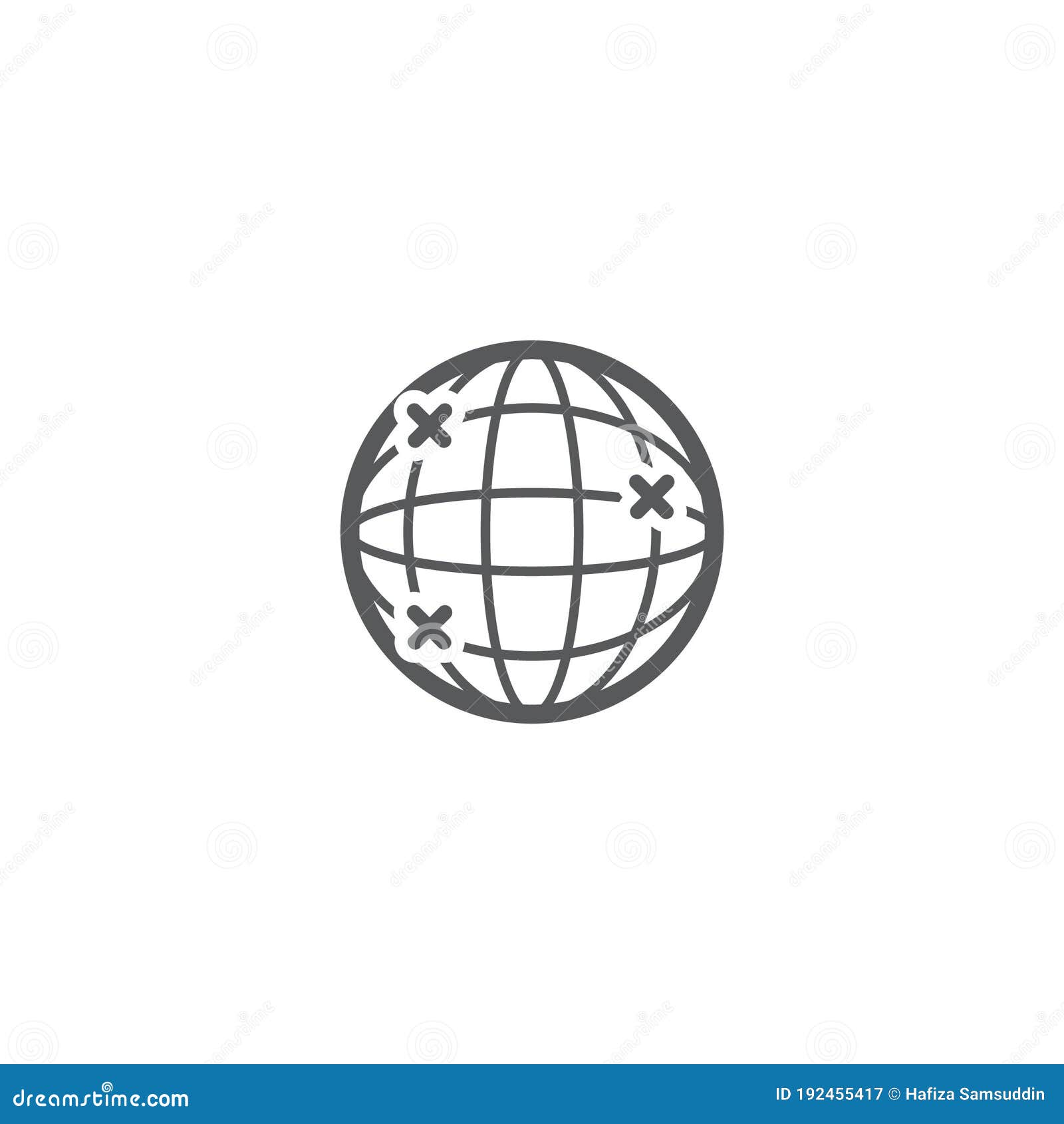 Globe. Vector Illustration Decorative Design Stock Vector ...