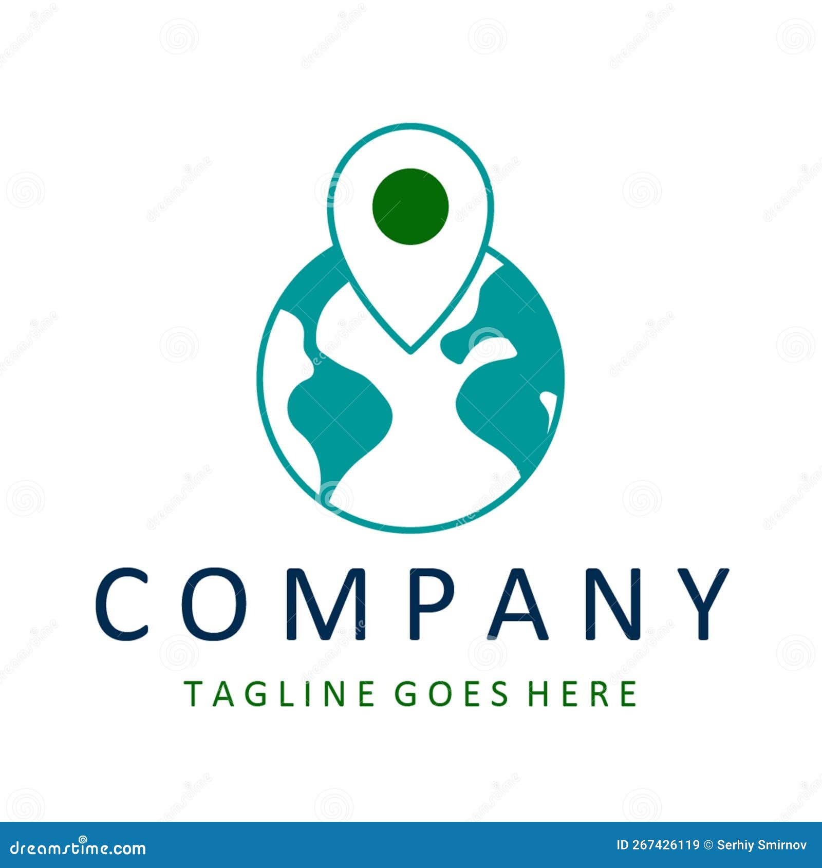 Globe Vector Logo Design Template Stock Vector - Illustration of ...