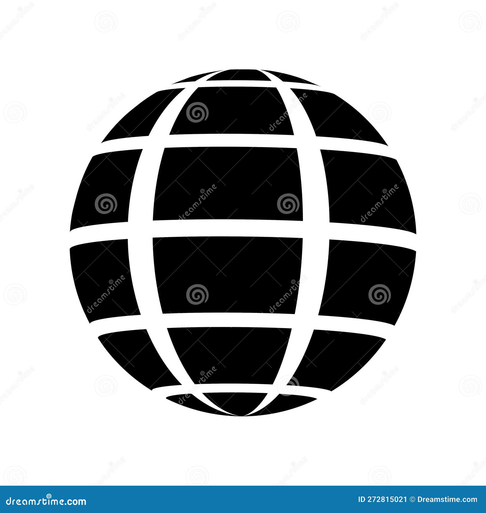 Globe Wireframe Icon. Internet, Globality or Delivery, All Arounr World ...