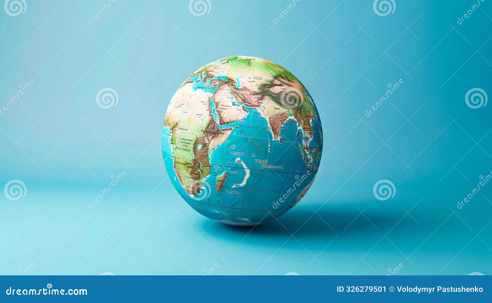 A Globe with the World Map on it Stock Image - Image of sphere ...