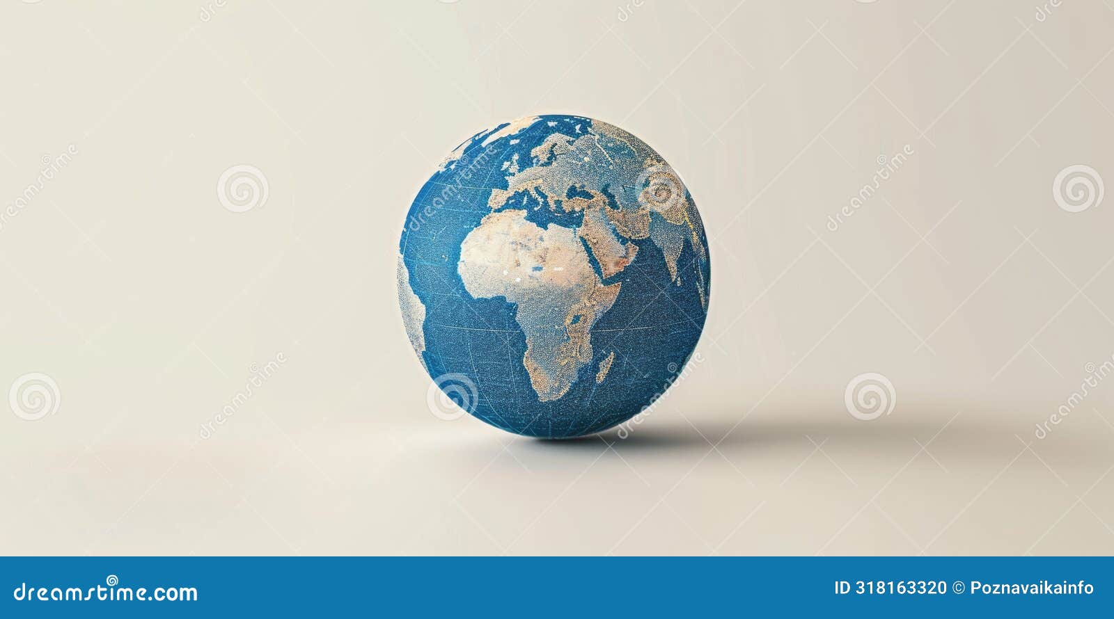 Globe with the World Map on a White Background Stock Photo - Image of ...