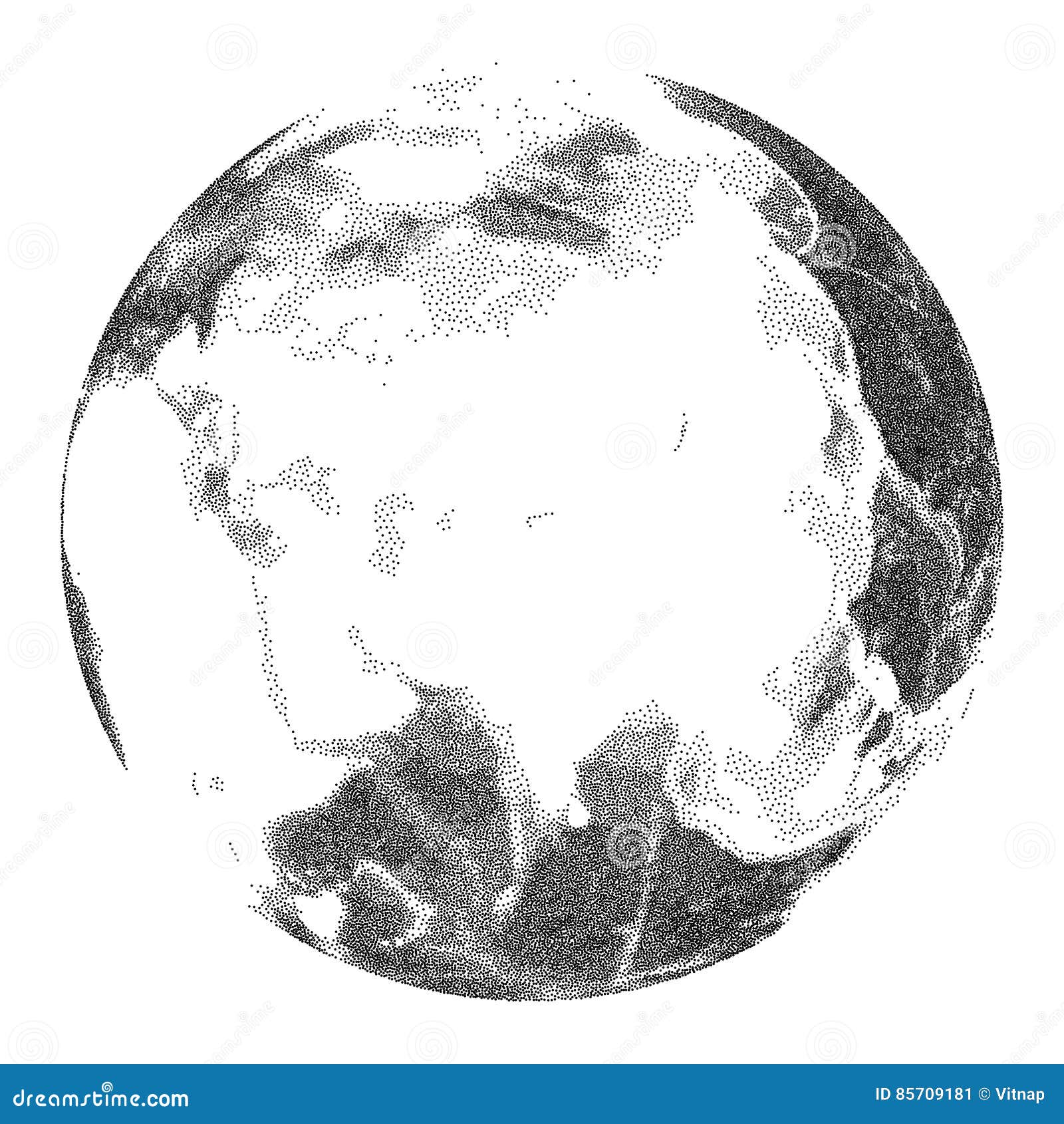 The World Map Relief Bathymetry Oceans In Blue Royalty-Free Stock Image ...