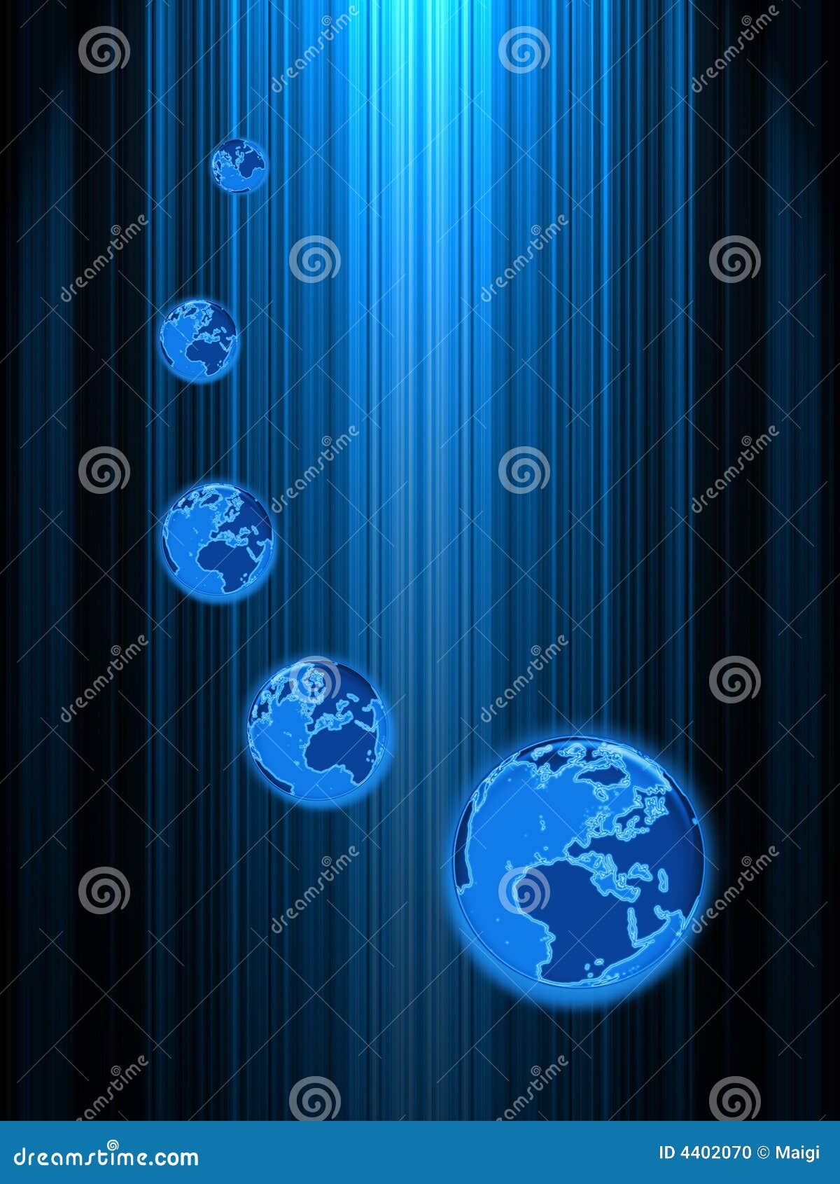 Globes Background Vector Illustration | CartoonDealer.com #6362932